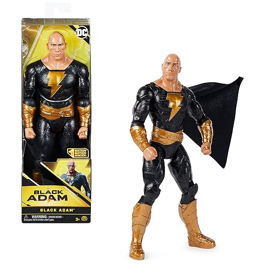 Amazon.com: DC Comics, Black Adam Movie 12-inch Action Figure ...