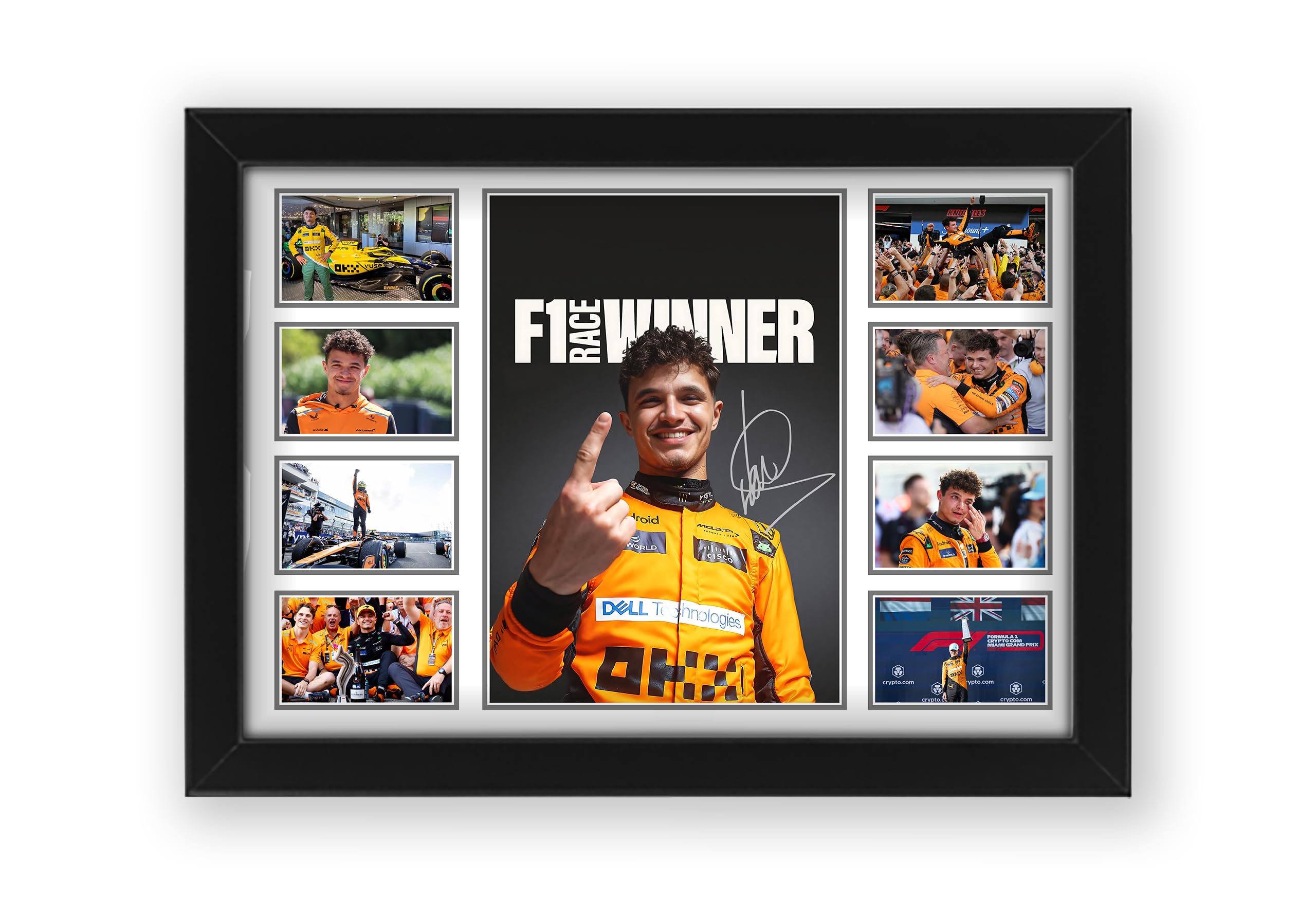 Lando Norris 2024 F1 Race Winner Signed Poster Print – Limited Edition ...