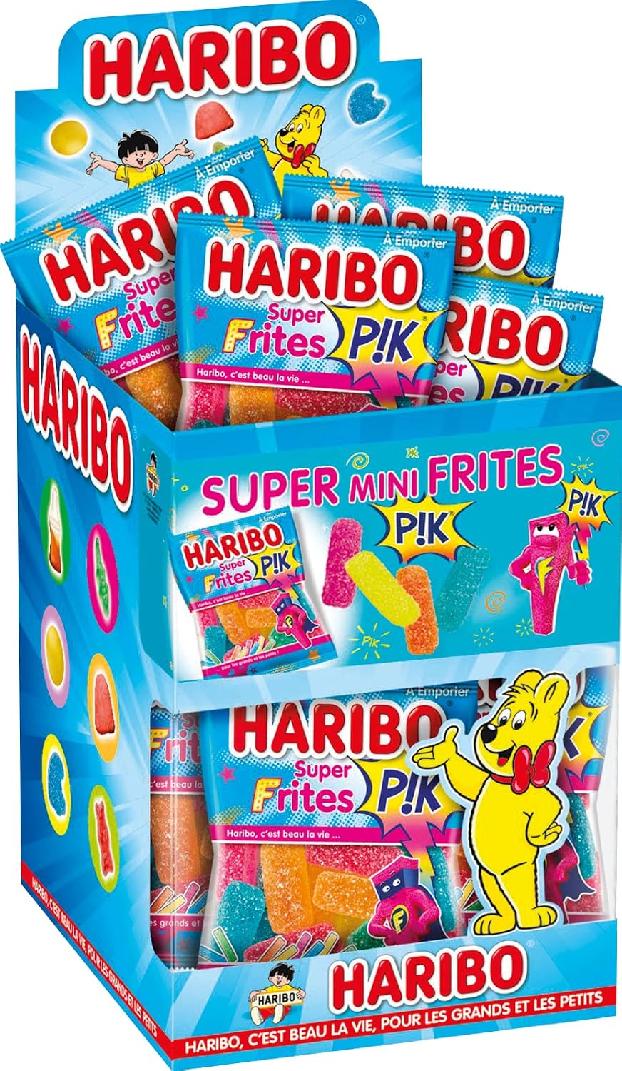 Haribo Bonbon Gélifié Super Mini Frites Pik