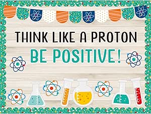 Amazon.com: Janlaugh 51 Pcs Science Bulletin Board Decorations Set ...