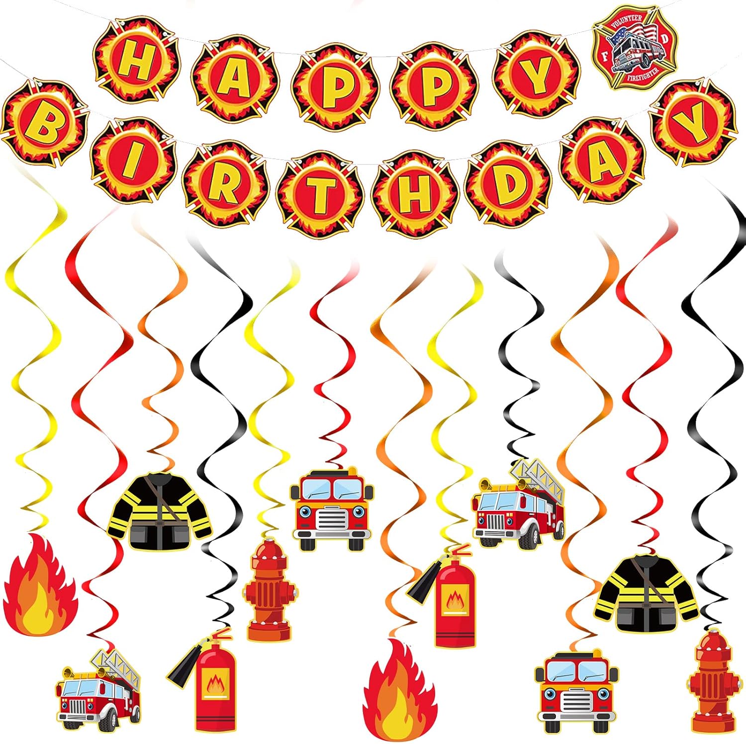 Amazon 37 Pieces Fire Truck Birthday Decorations Fire Truck amazon-37-pieces-fire-truck-birthday-decorations-fire-truck