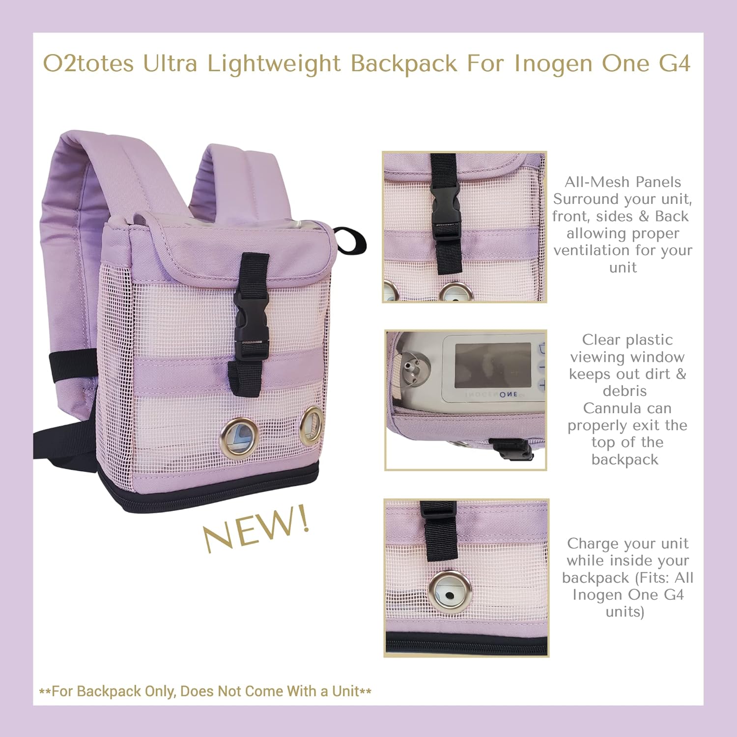 O2totes Ultra Lightweight Backpack for Inogen One G4 Nepal | Ubuy