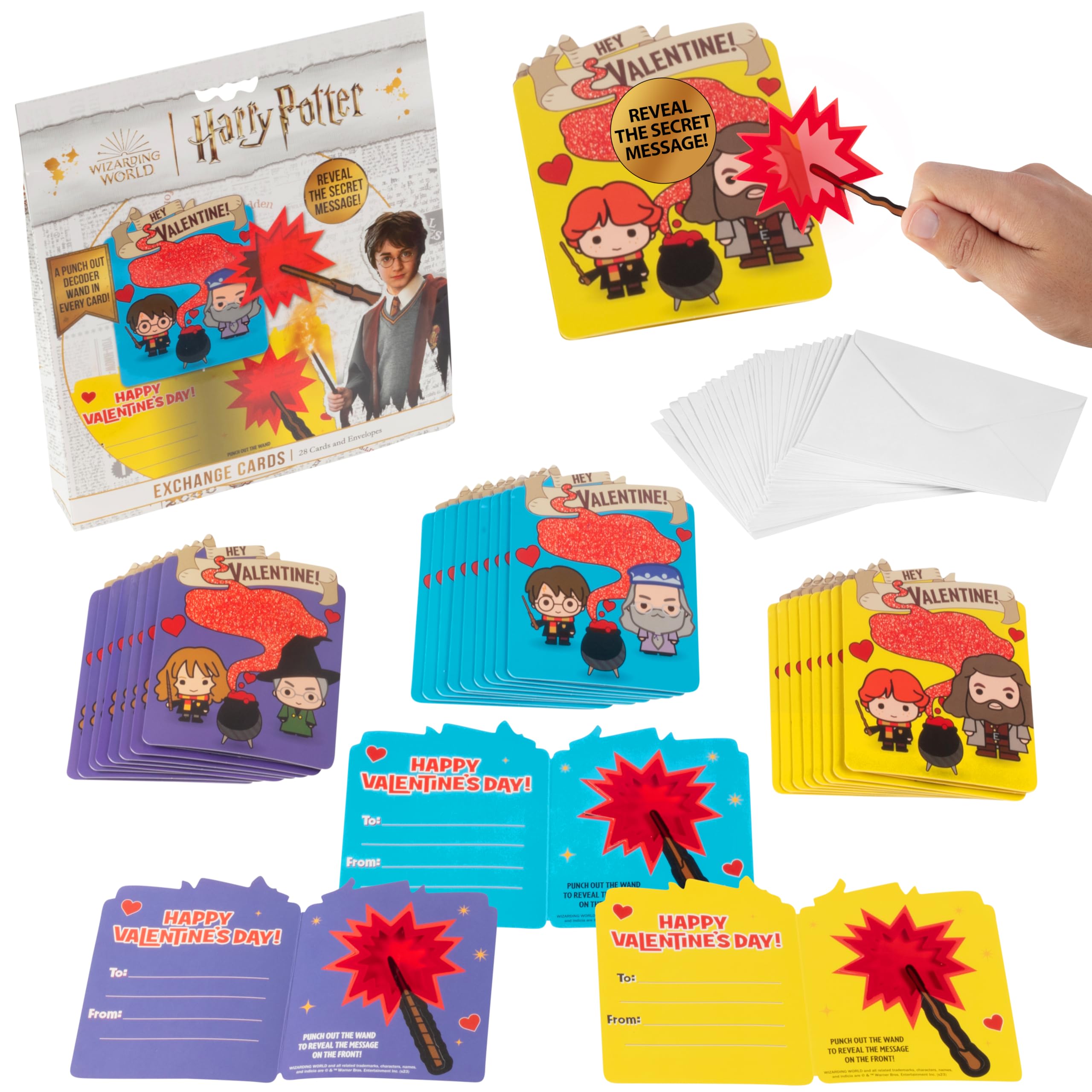 Snapklik.com : Harry Potter Potion Cauldron Valentines Day Card Set For ...