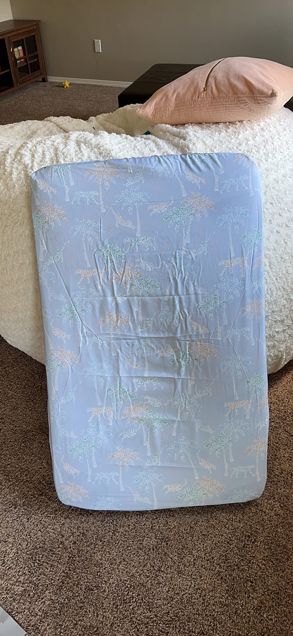 $3/mo - Finance NoJo Watercolor Jungle Animals Crib Sheet - Mini Fitted ...
