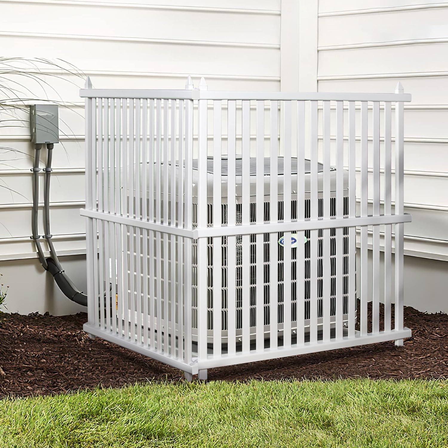 Snapklik.com : Vinyl Outdoor Privacy Screen Kit - 48" W X 48" H, Ideal ...