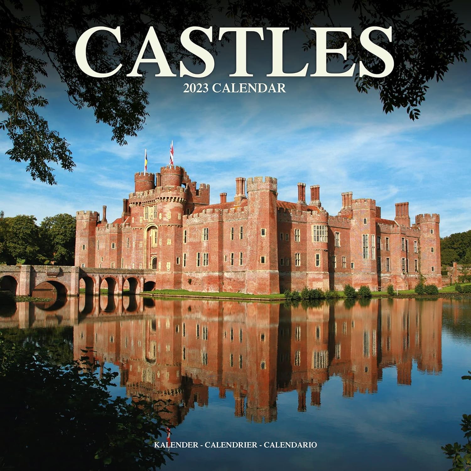 Castles Calendar 2023 | Square Wall Historic Castle Calendar | 16 Month ...