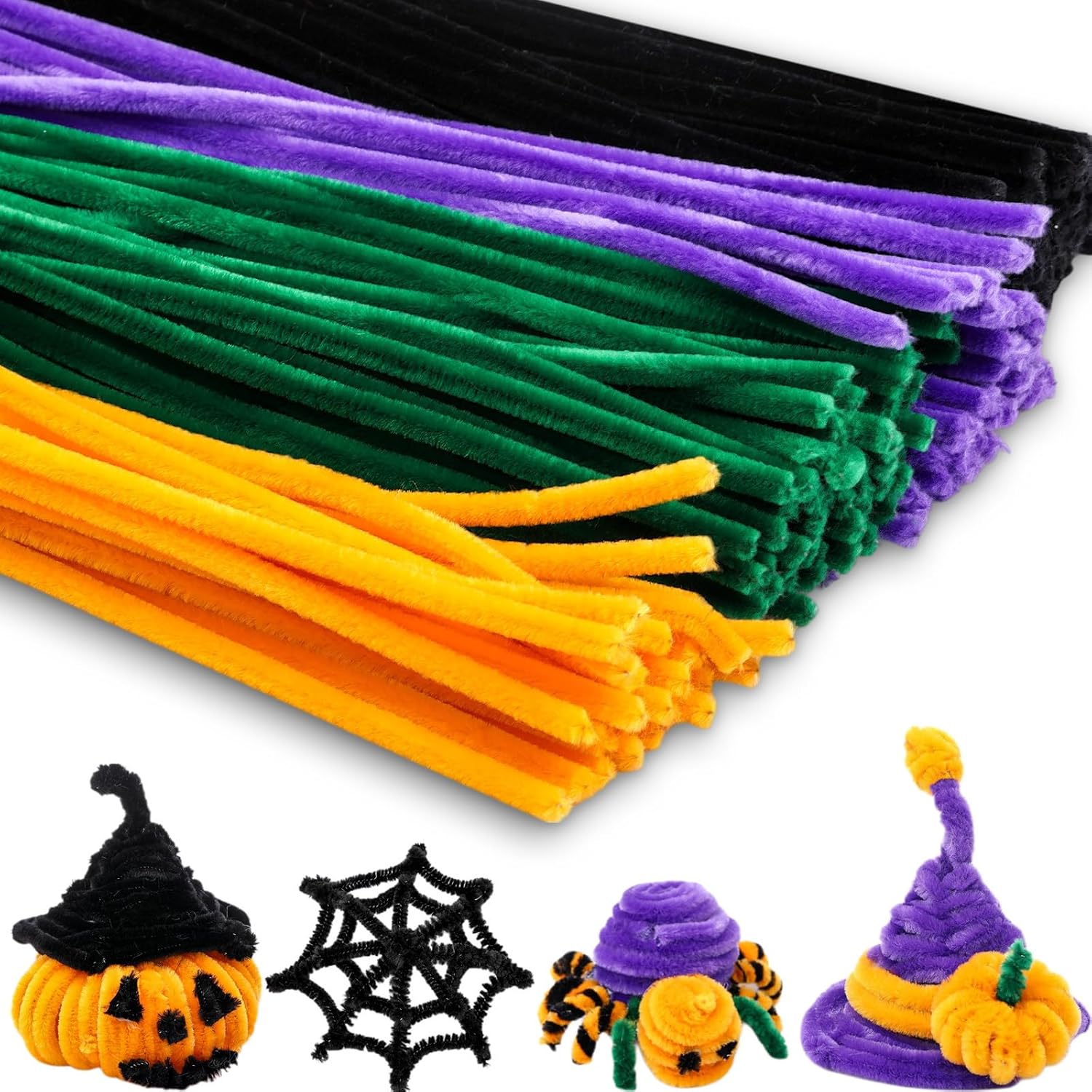 Amazon.com: RoundFunny 400 Pcs 24 Inch Extra Long Pipe Cleaners ...