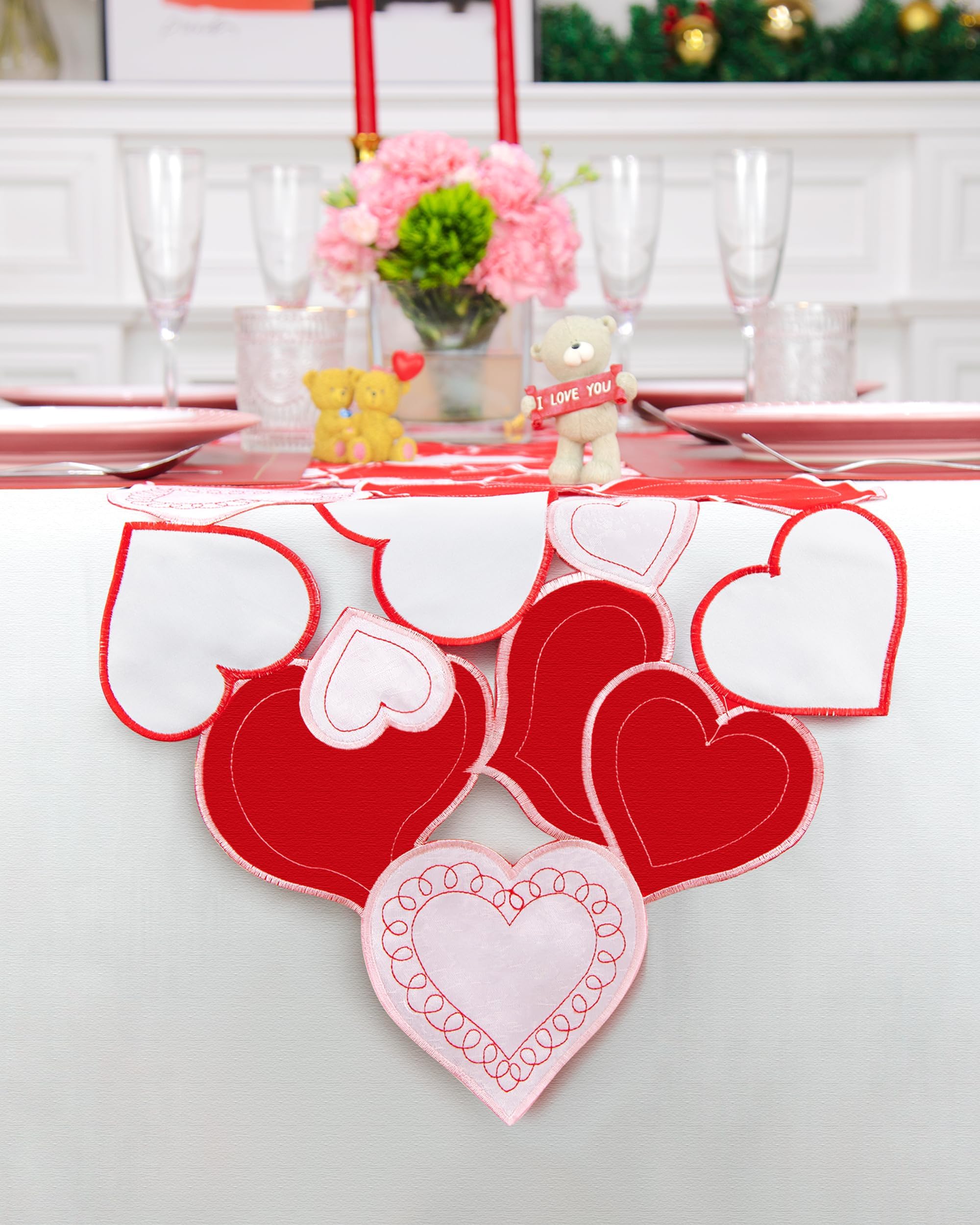 Amazon.com: WovWeave Valentines Day Table Runner 14 x 69 Inch ...