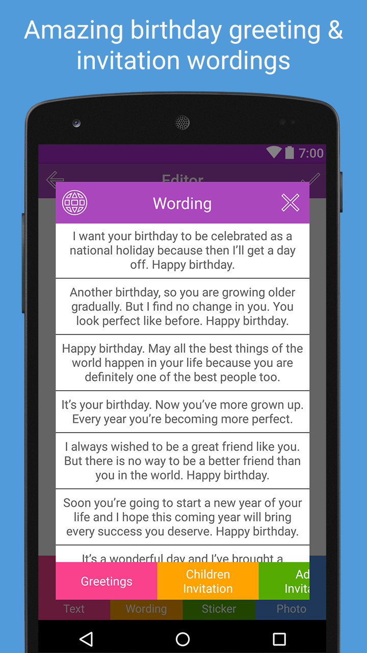 Birthday Greeting Cards Maker - App on Amazon Appstore