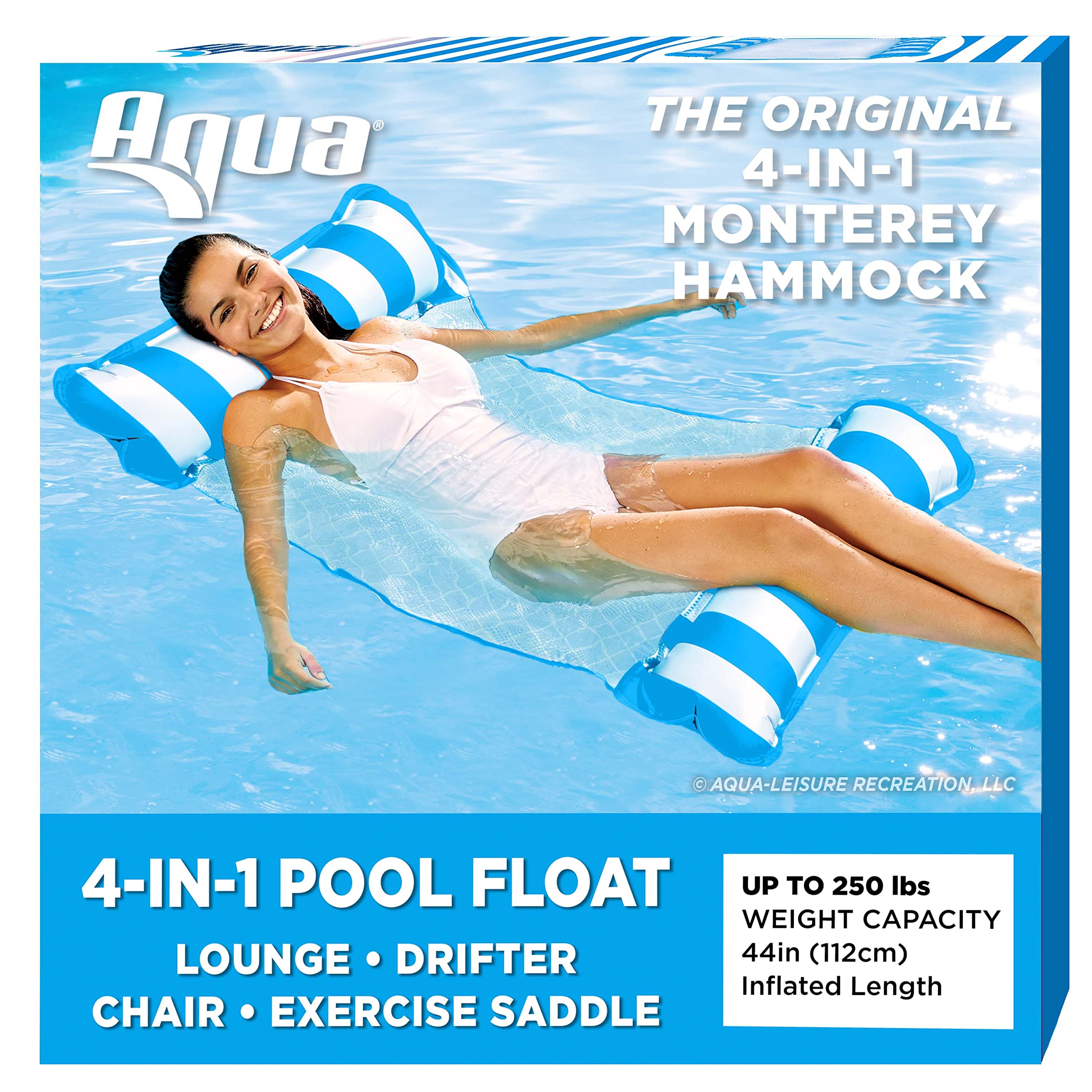 Snapklik.com : Aqua Original 4-in-1 Monterey HammockPool Float& WaterHammock Multi-Purpose