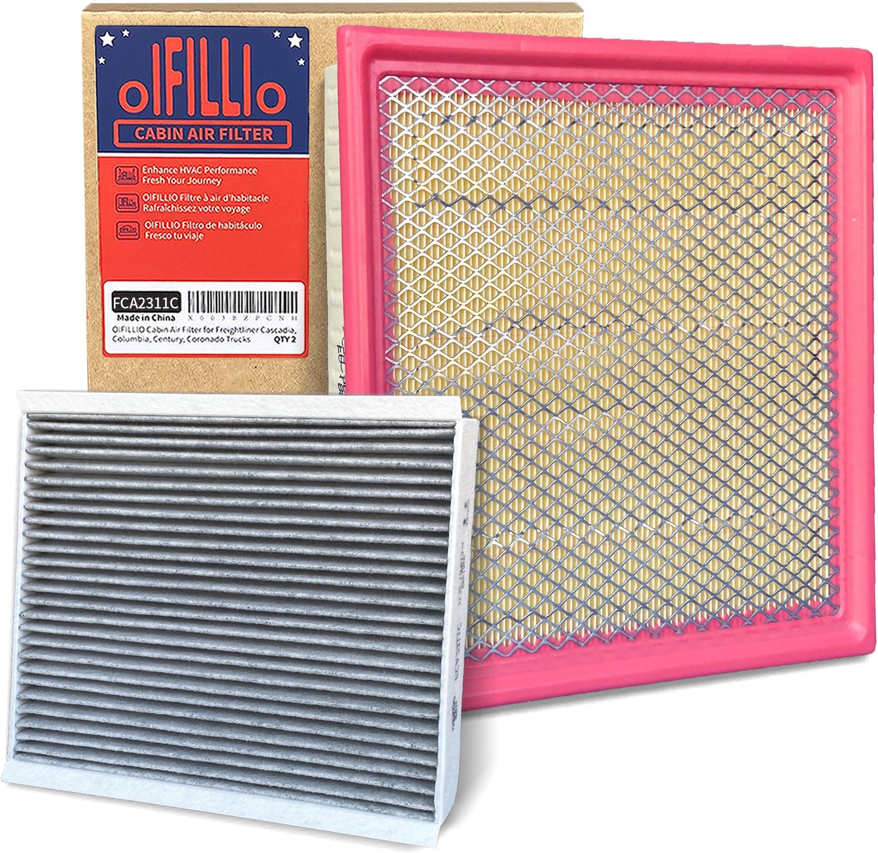 Amazon.com: OIFILLIO Engine Cabin Air Filter for Ford F150 (2015-2025 ...