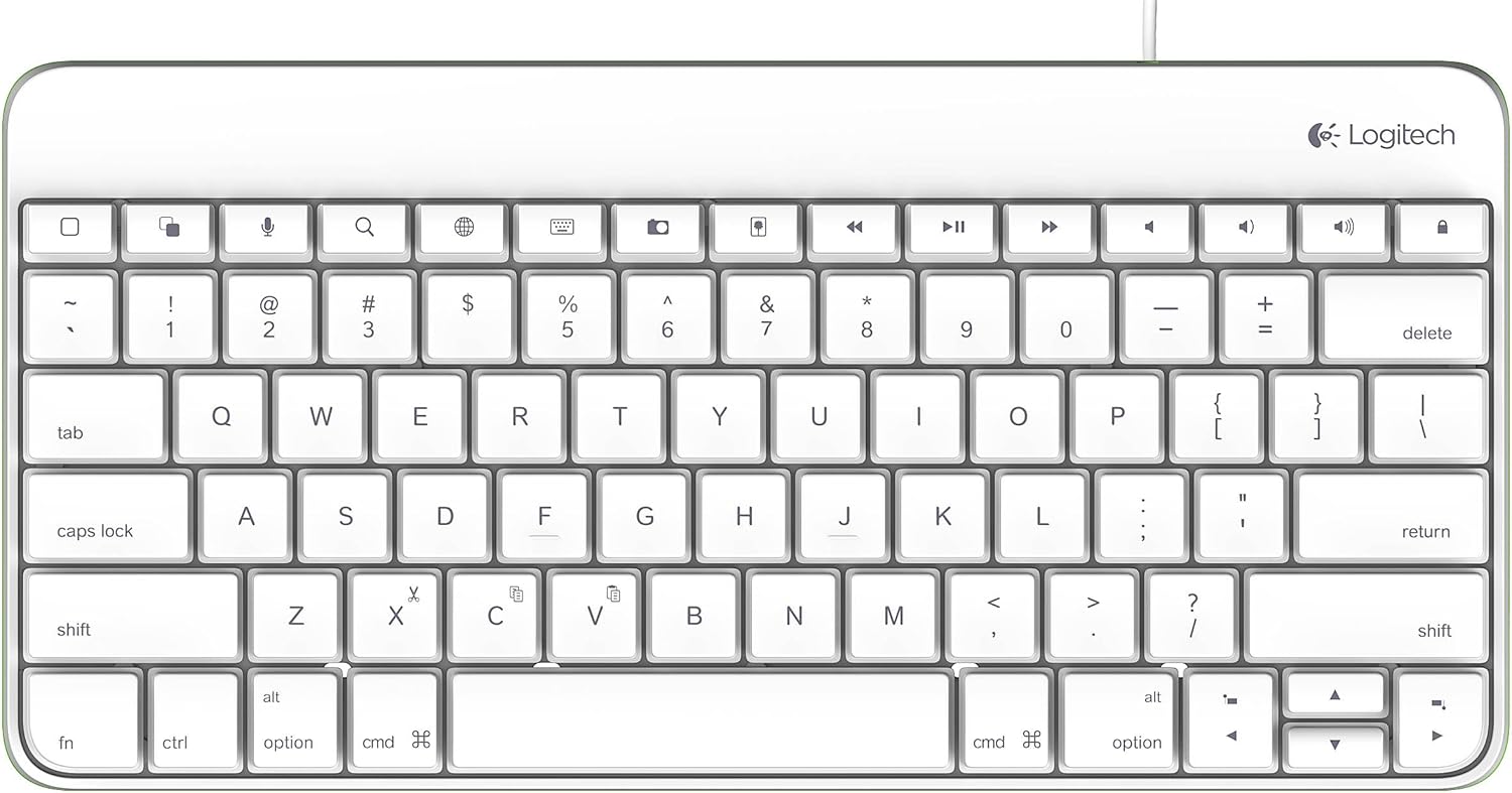 Amazon.com: Logitech Logitech Wired Keyboard with Lightning Connector ...