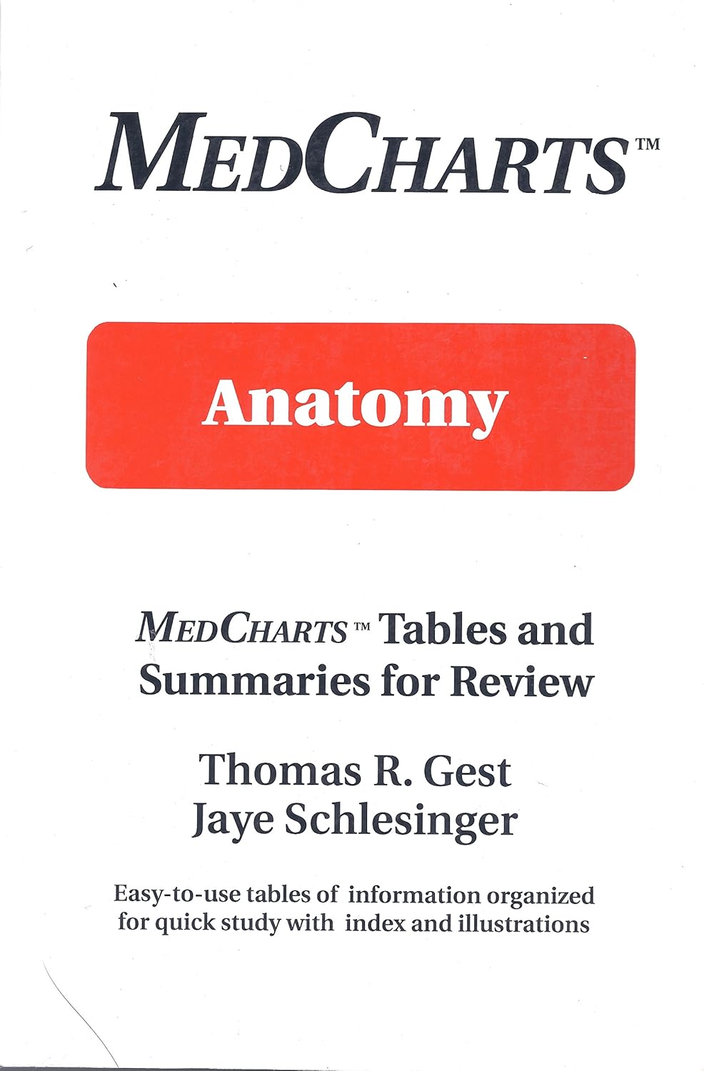 Anatomy: Medcharts: Gest, Thomas P. Phd: 9781882531011: Amazon.com: Books