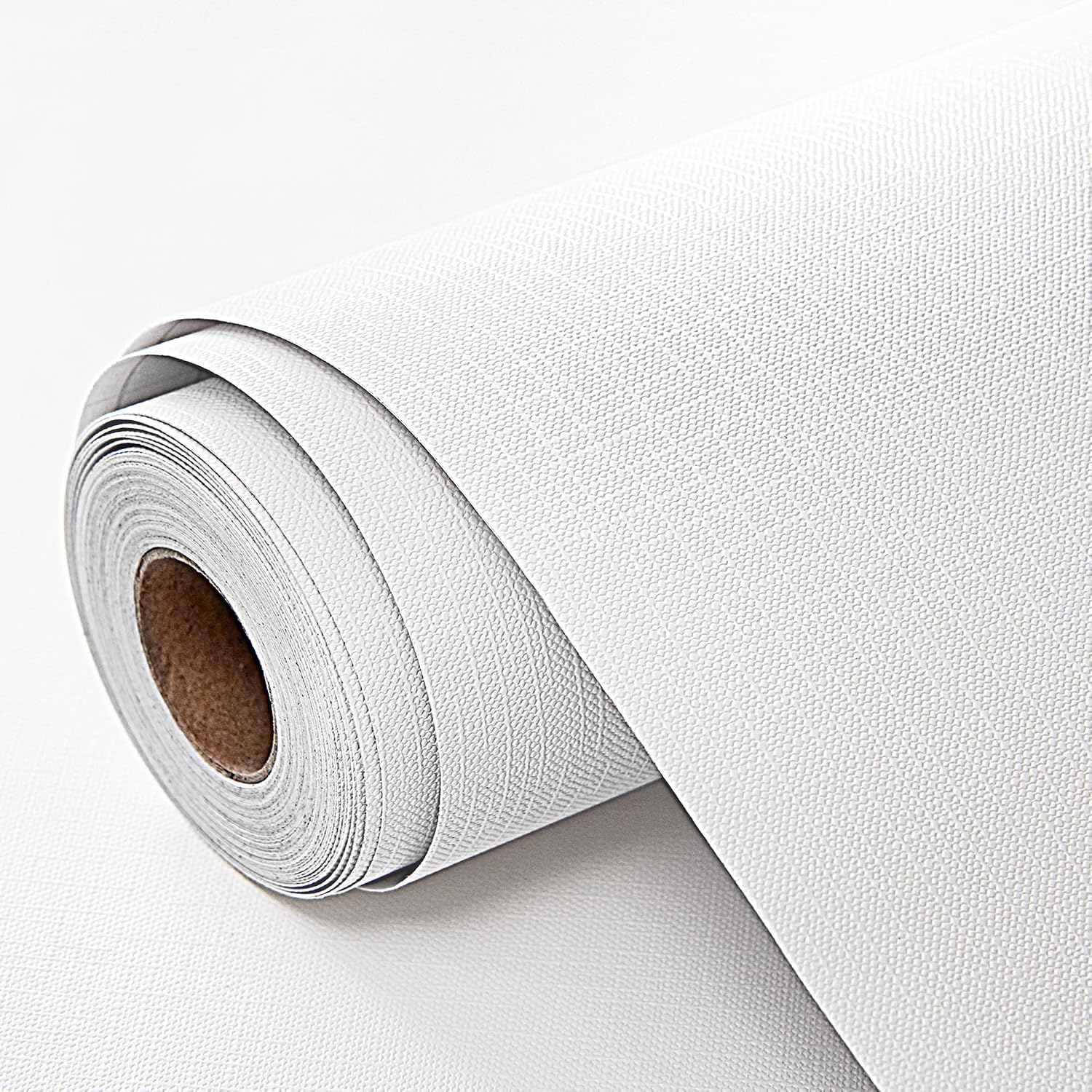 Lareko（32.8FTx17.7in White Contact Wallpaper Peel and Stick, Textured ...