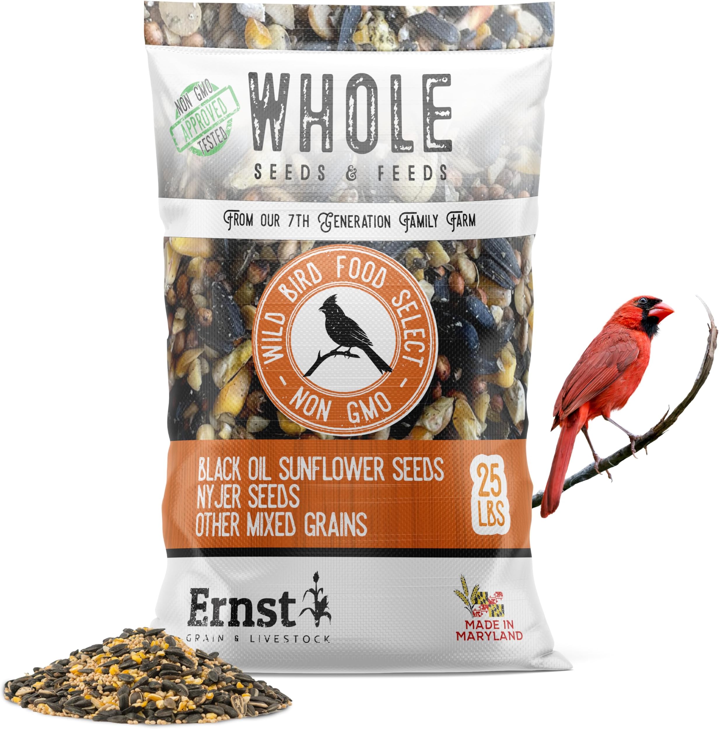 Amazon.com : Red River Commodities 437 Wild Bird Seed 20Lb, 20 lbs ...