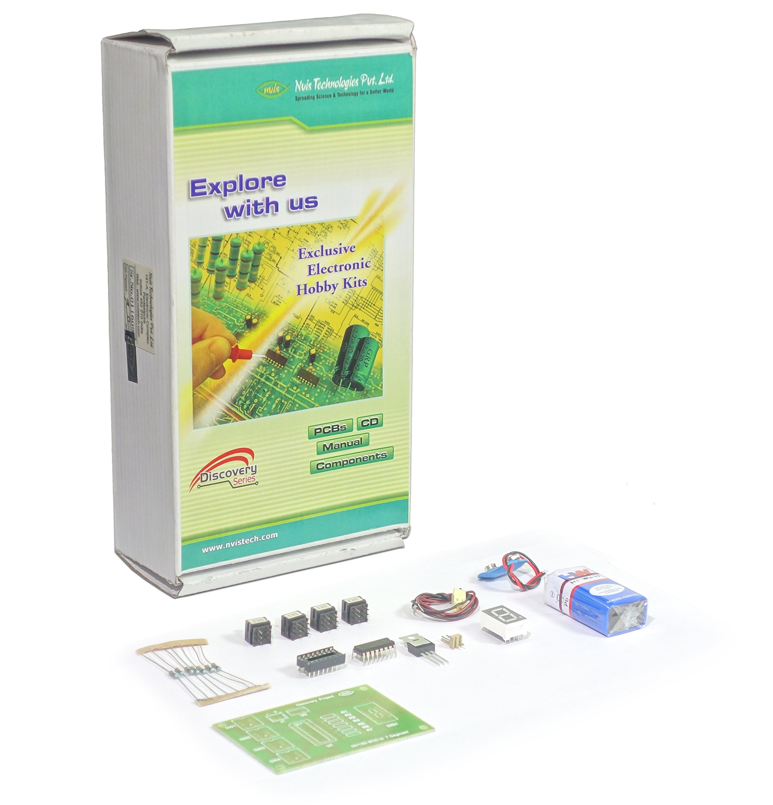 Buy BCD to 7 Segment Display. Physics Project Kit. DIY - Do It Yourself ...