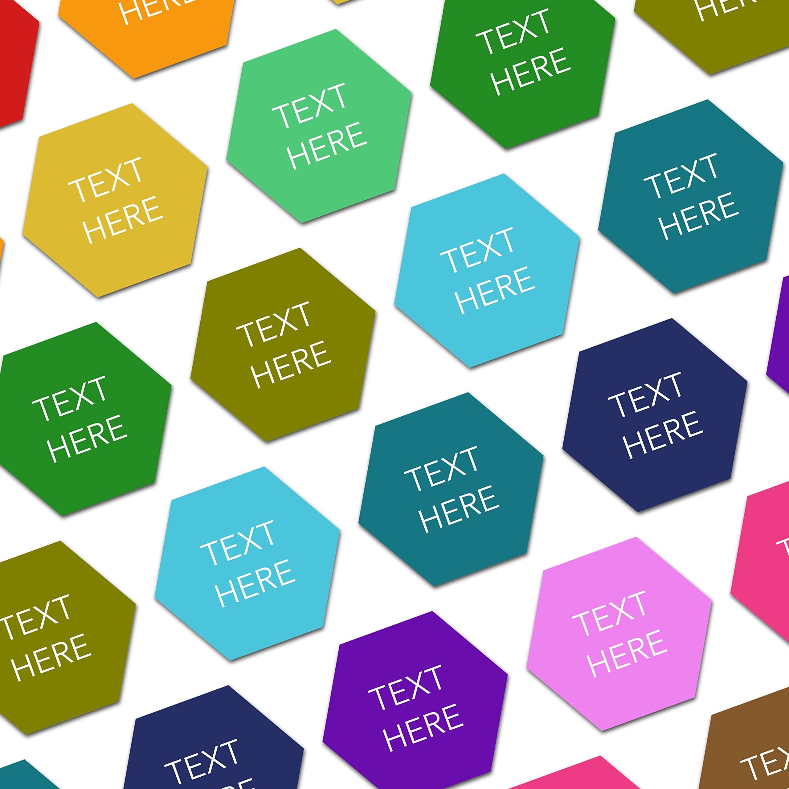 Amazon.com : Personalized 0.5” Triangle Stickers - Triangle Labels with ...