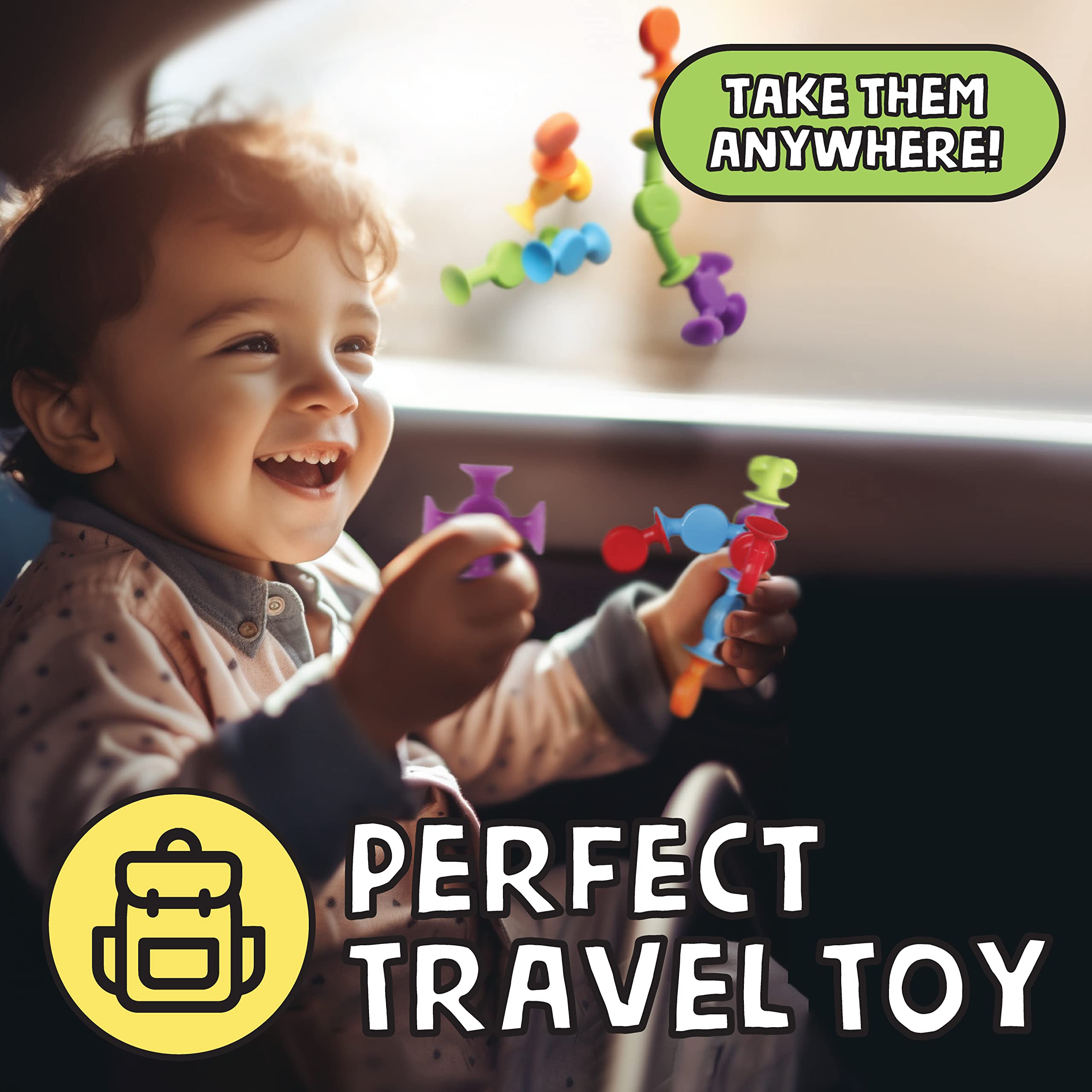 Snapklik.com : Suction Bath Toys 24pcs Connect, Build, Create No Mold ...