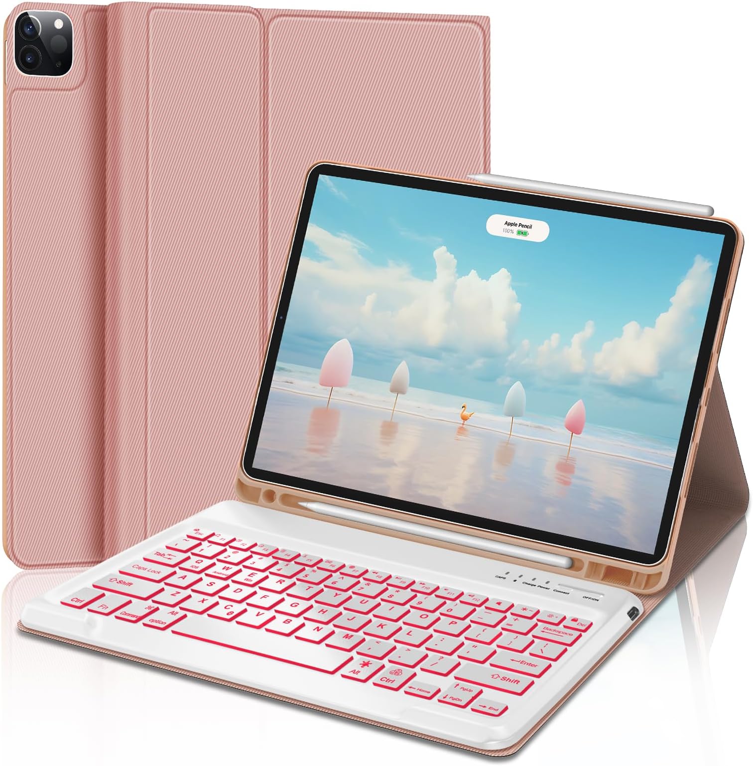 Amazon.com: iPad Air 13 inch Case Keyboard (M2, 2024), Keyboard Case ...