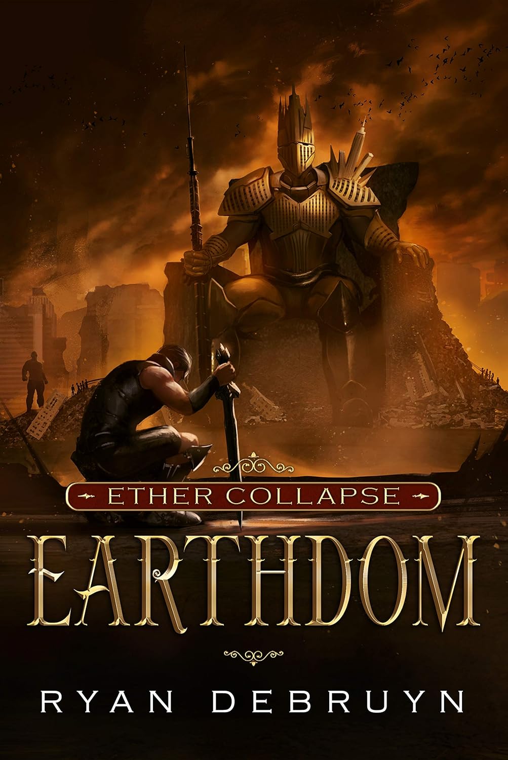 Amazon.com: Earthdom: A Post-Apocalyptic LitRPG (Ether Collapse Book 3) eBook : DeBruyn, Ryan ...