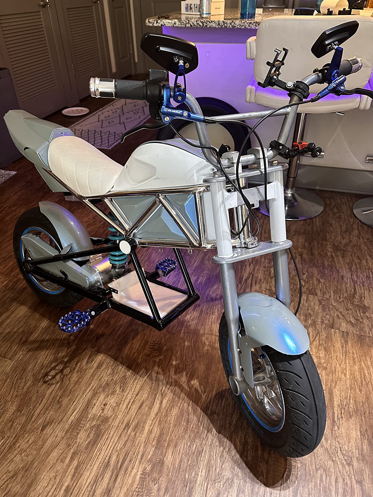 $22/mo - Finance Charming Pearl Blue and Gray Glossy Chameleon Vinyl ...