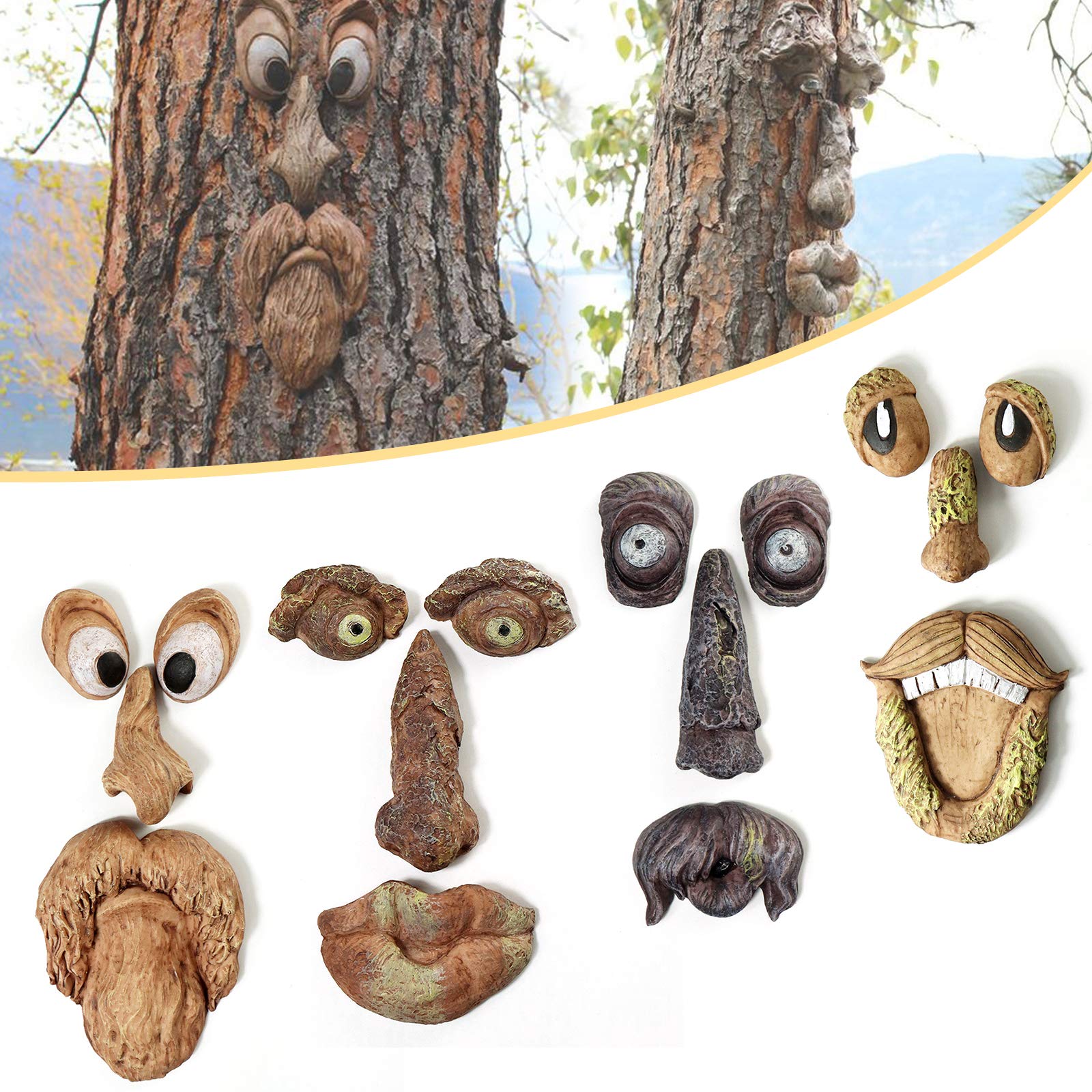 Purezonea Old Man Tree Face Old Man Tree Hugger Bark | Desertcart INDIA