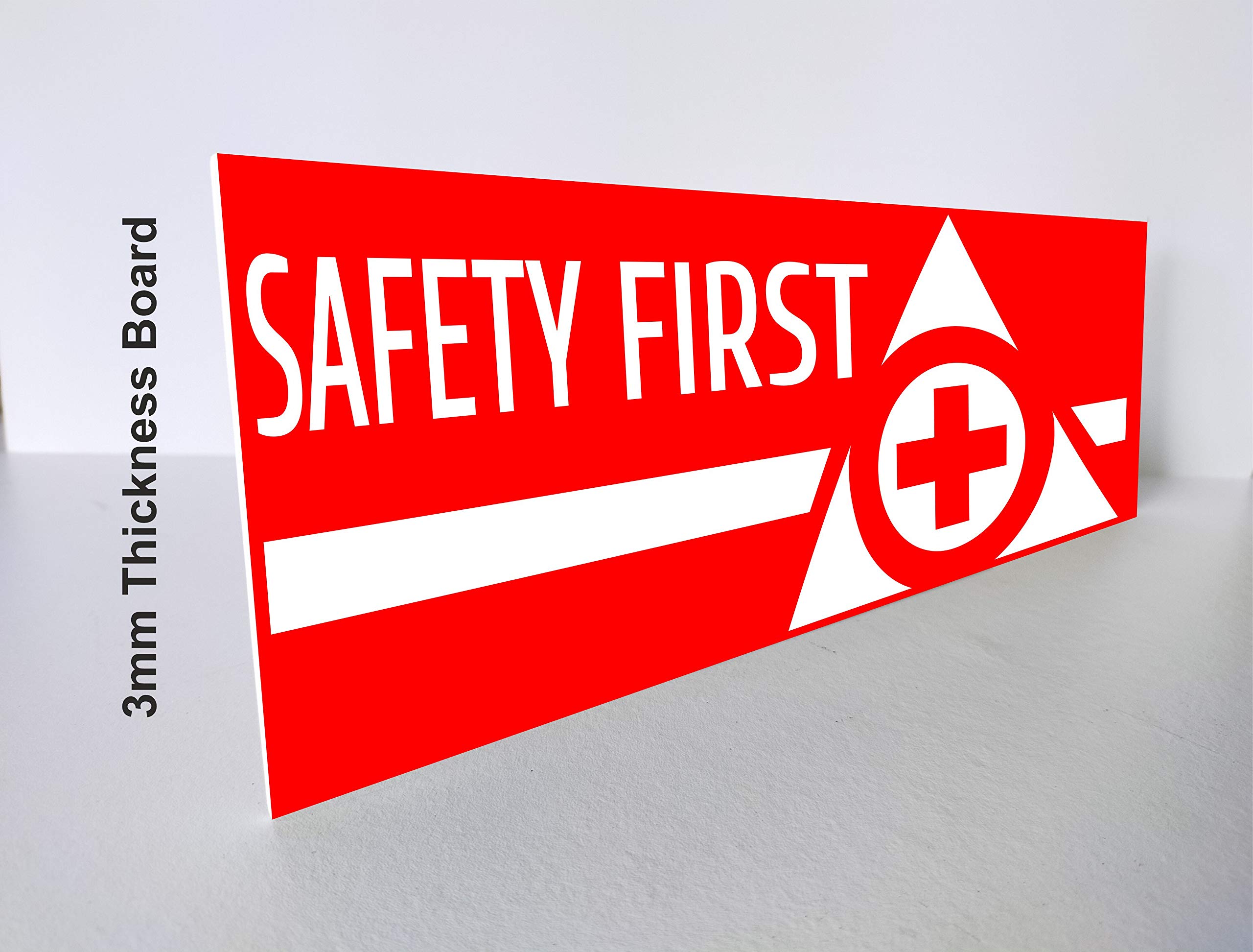 Buy SIGN EVER Safety First Sign Board Factory Office Bank Restaurant ...