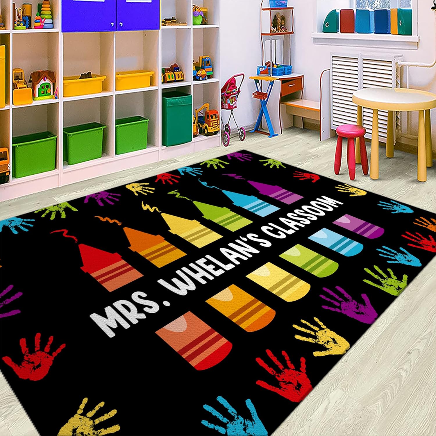 Amazon.com: CHILLGEN Classroom Rugs for kids, Kids Rugs for Bedroom ...