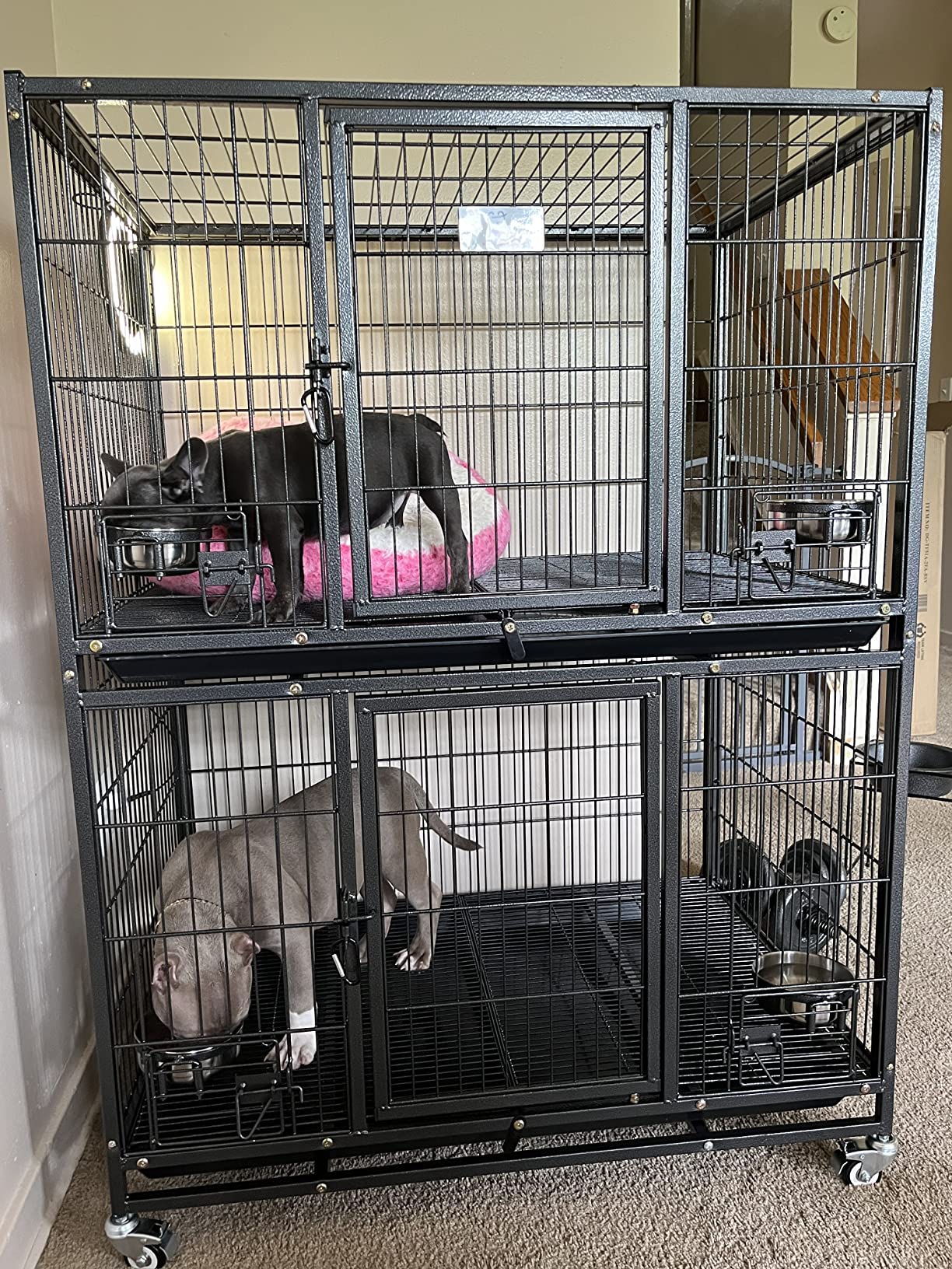 $26/mo - Finance New 37" Homey Pet Two Tier Pet Dog Cat Cage with ...