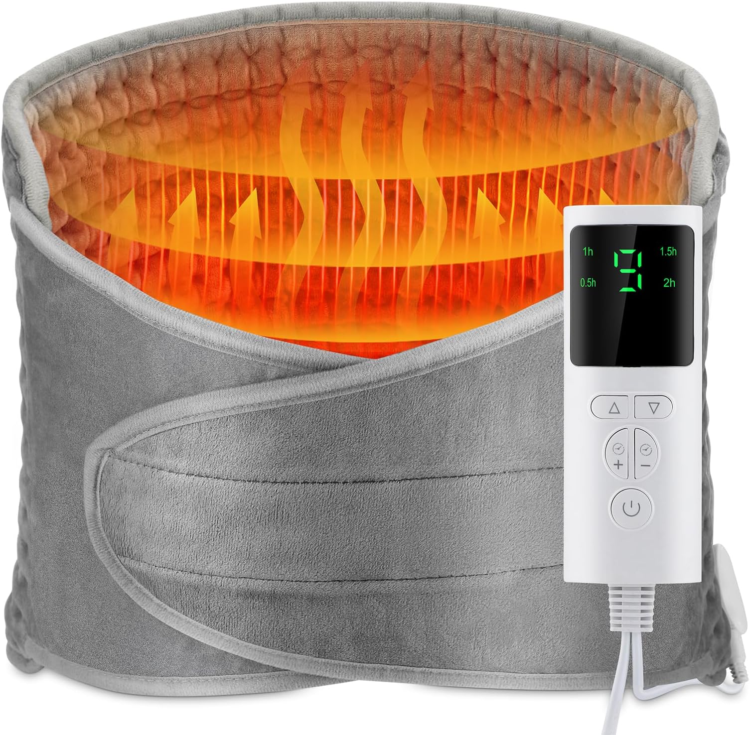 Amazon.com: Heating Pad for Back, FSA or HSA Eligible Electric Wrap ...