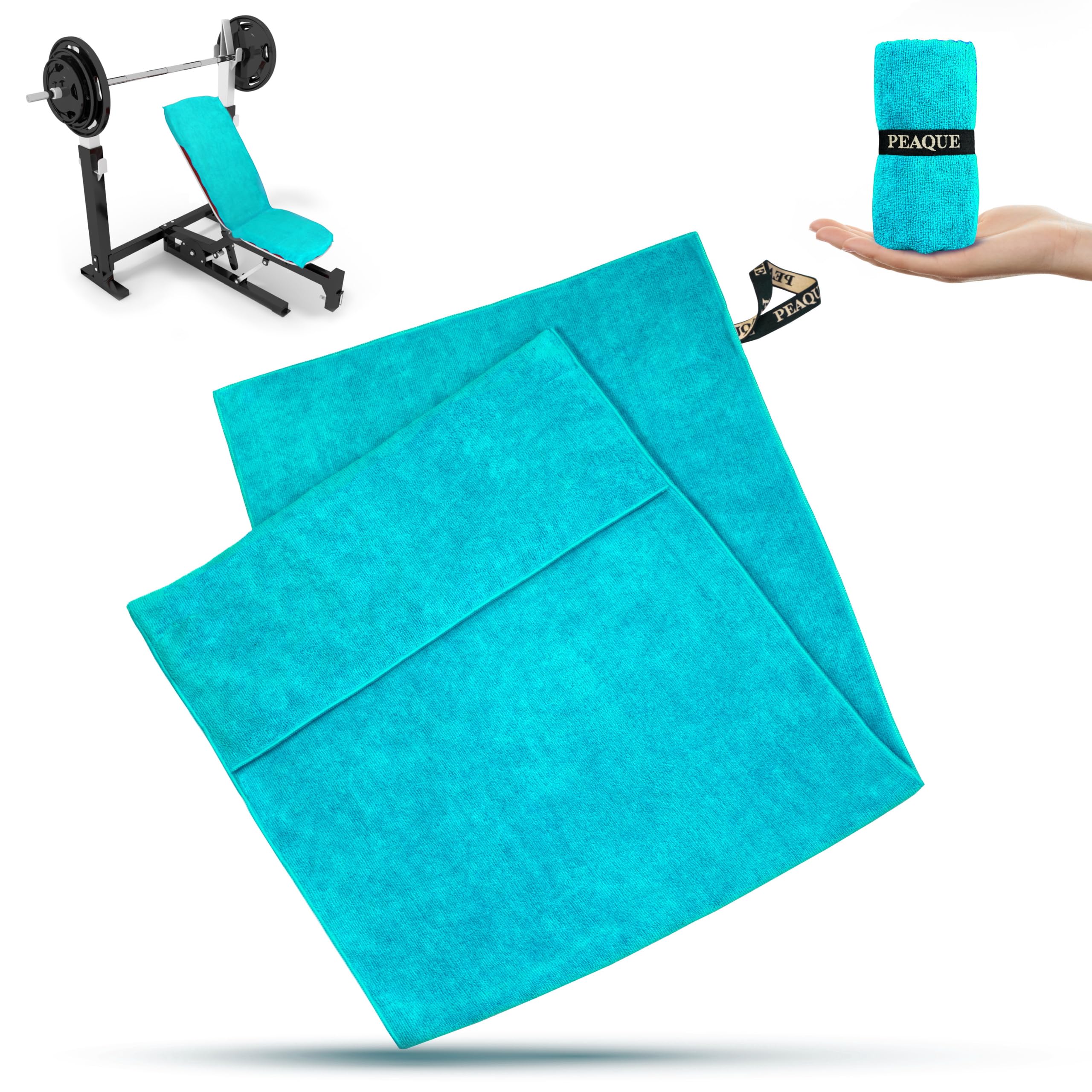 PEAQUE Fitness-Handtuch aus Mikrofaser mit Frottee-Struktur | Sport ...