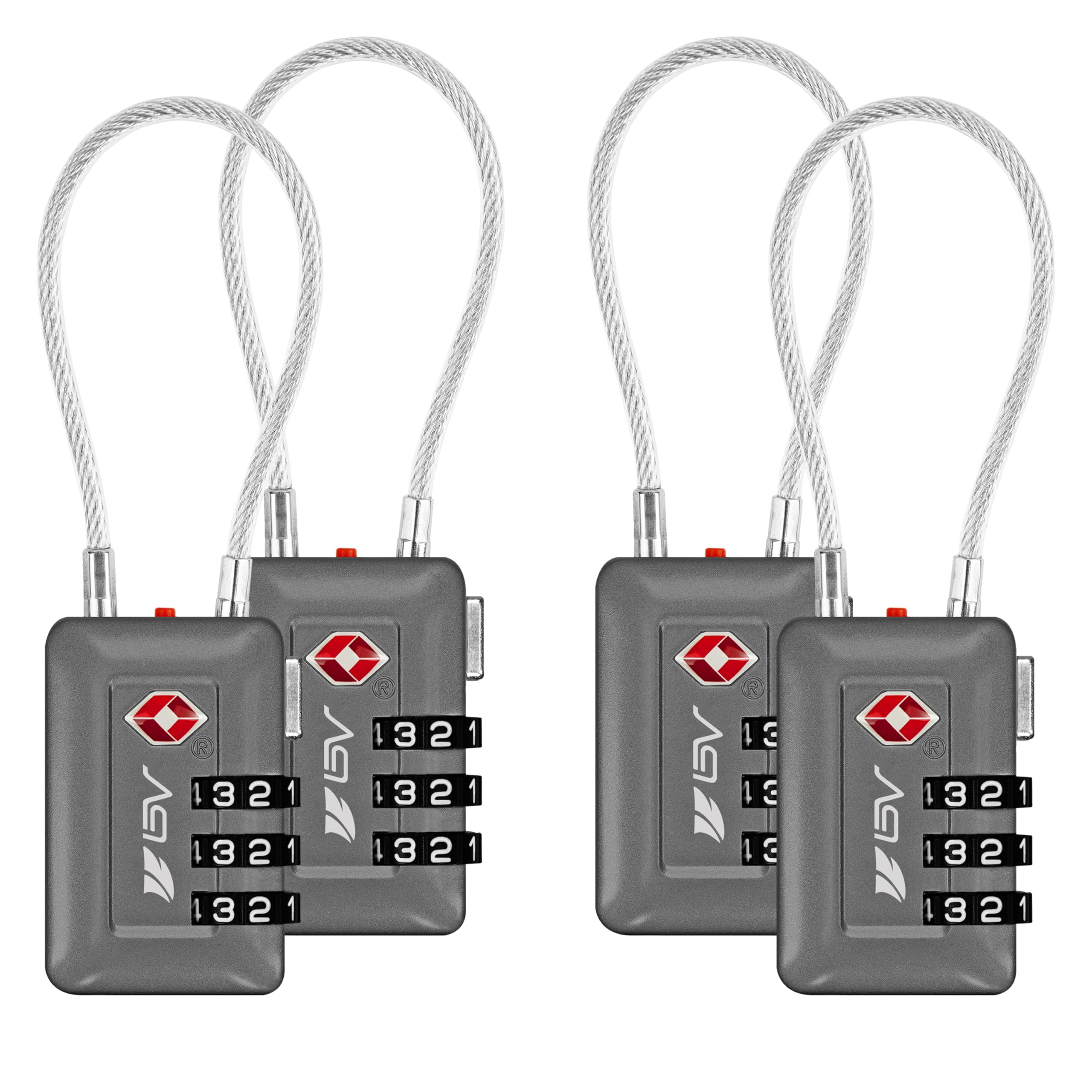 Amazon.com: TSA Accepted Luggage Travel Lock, Set-Your-Own Combination ...