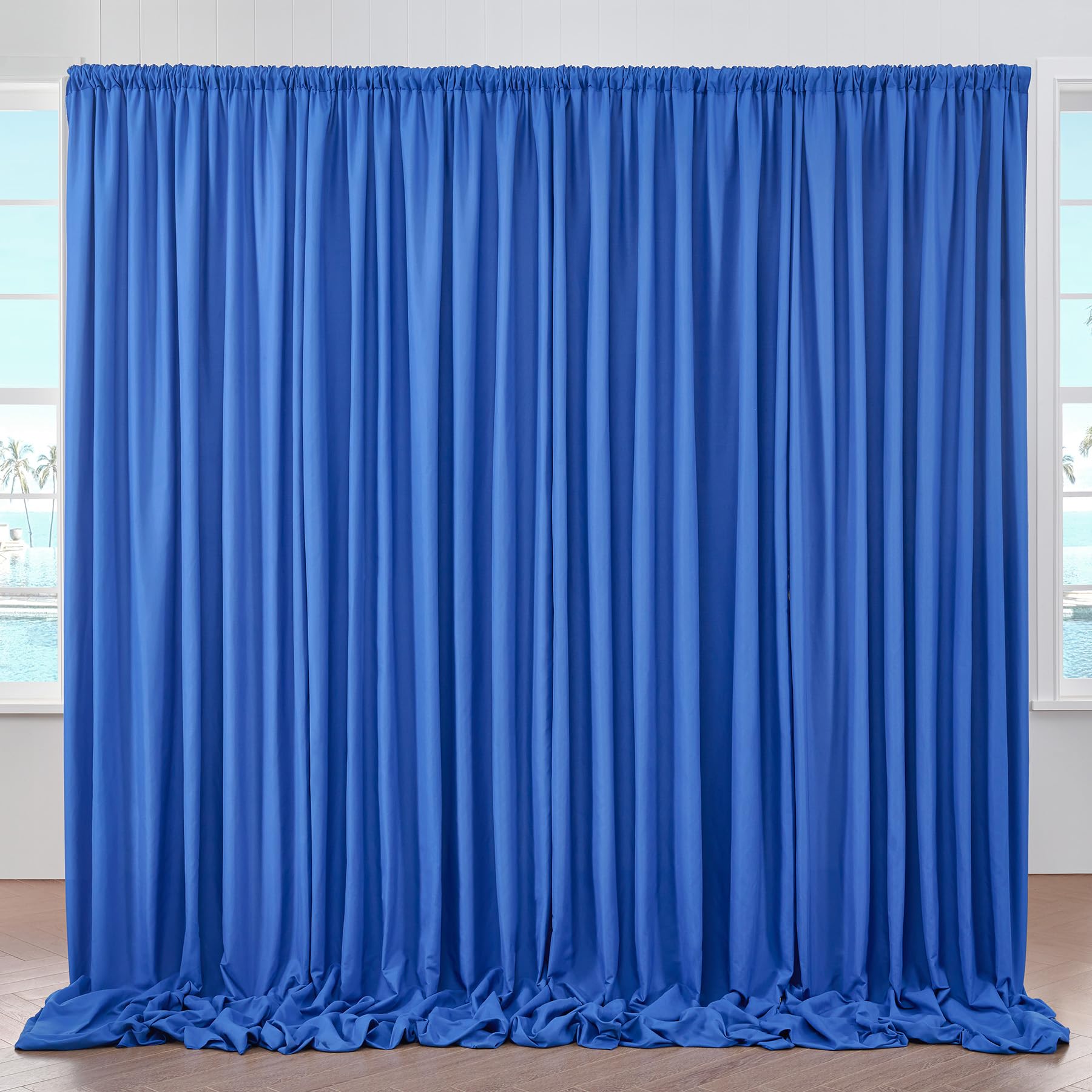 Amazon.com: 10ft x 10ft Royal Blue Backdrop Curtain Panels for Parties ...