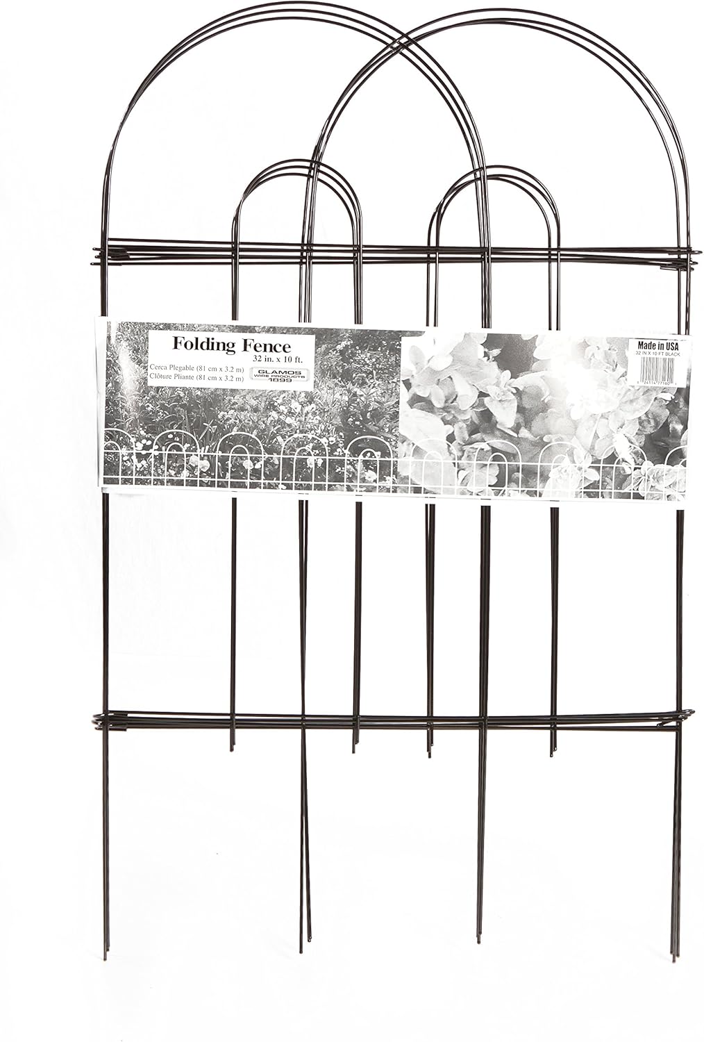 Amazon Glamos 770160 32 Inch High By 10 Feet Long Black Fence
