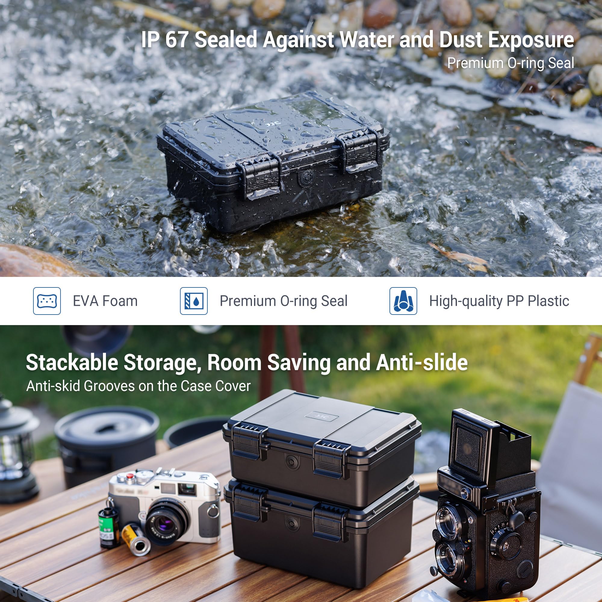 Snapklik.com : JJC Heavy Duty 35mm Film Case Holder For 15 Rolls Of ...