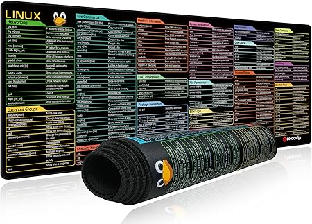 Amazon.com: excovip Mouse Pad with Linux Commands Line - Extended Large ...