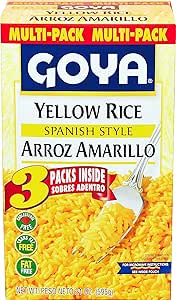 Goya Yellow Rice Mix Multipack, 7 Ounce (Pack of 3) : Amazon.ae: Grocery