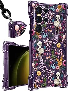 Amazon.com: Toycamp for Samsung Galaxy S23 Ultra Case with Strap for Women - Cute Funny Girls ...