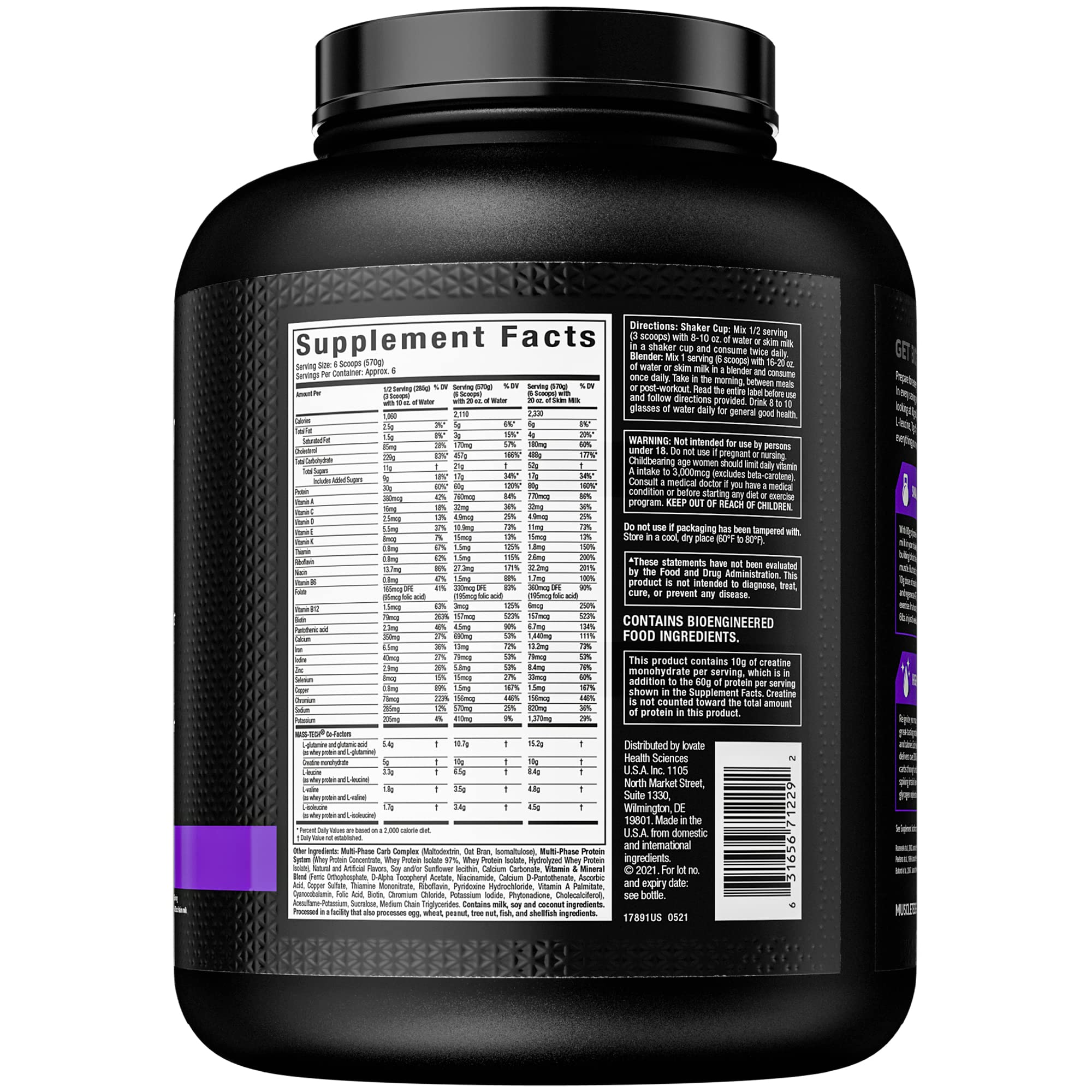 Proteína en polvo Mass Gainer...B0744JN8XQ | Encarguelo.com