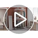 Amazon.com: Tribesigns 86 inches Double Rod Closet Organizer ...