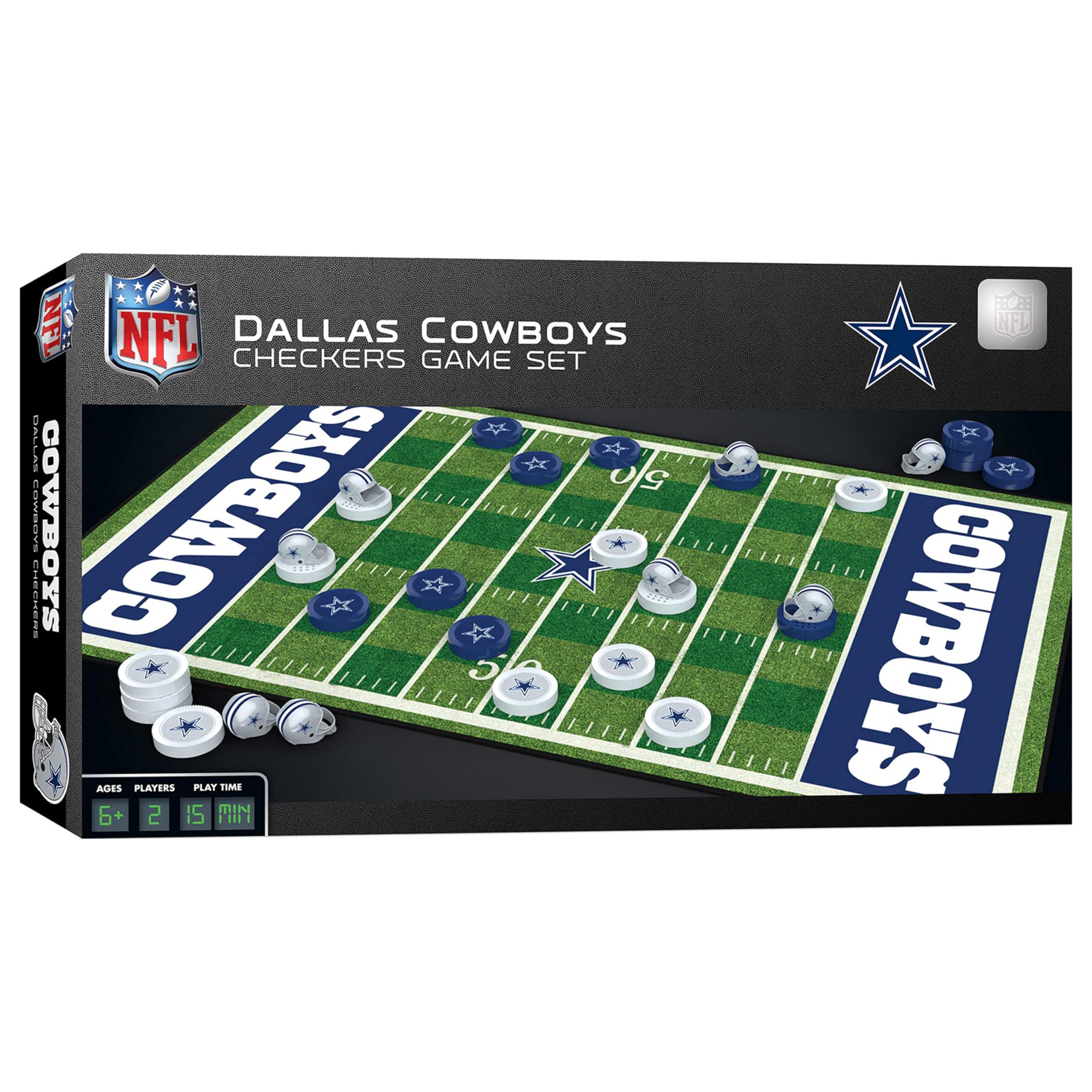 Snapklik.com : MasterPieces - NFL Checkers, Officially Licensed Dallas ...