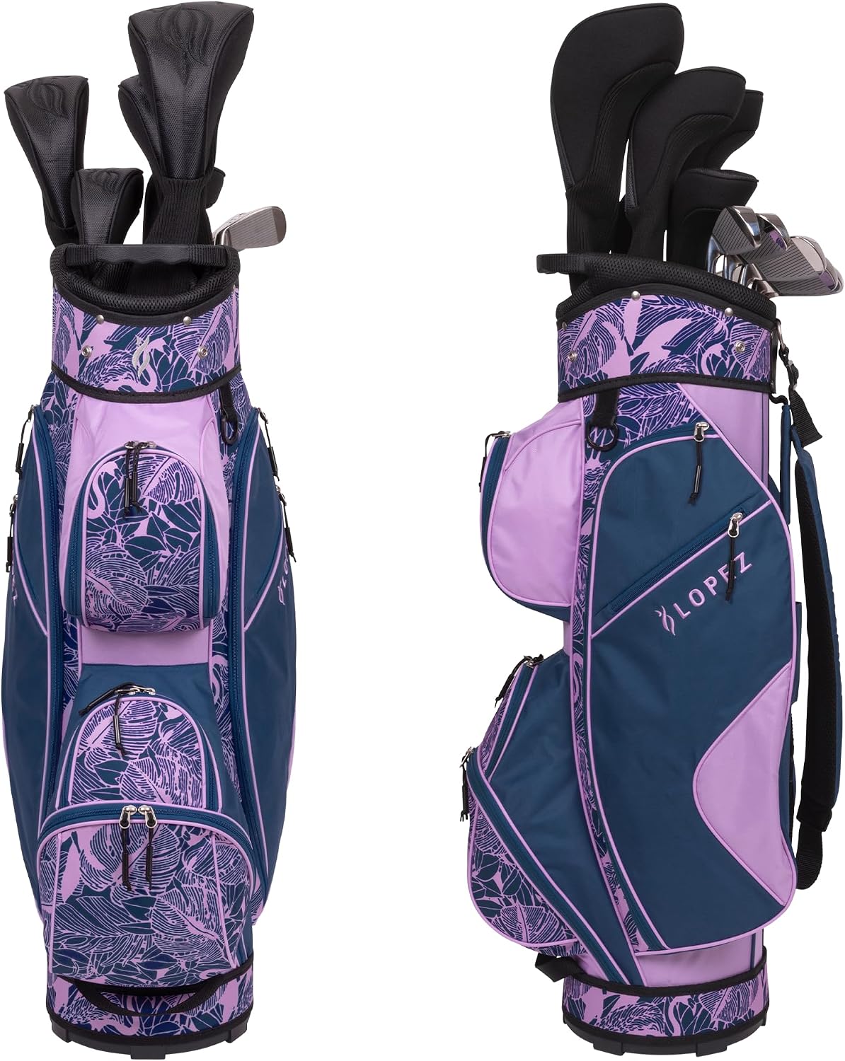 Nancy Lopez Golf - Ashley 18PC Complete Golf Clubs, Cart Bag Package ...