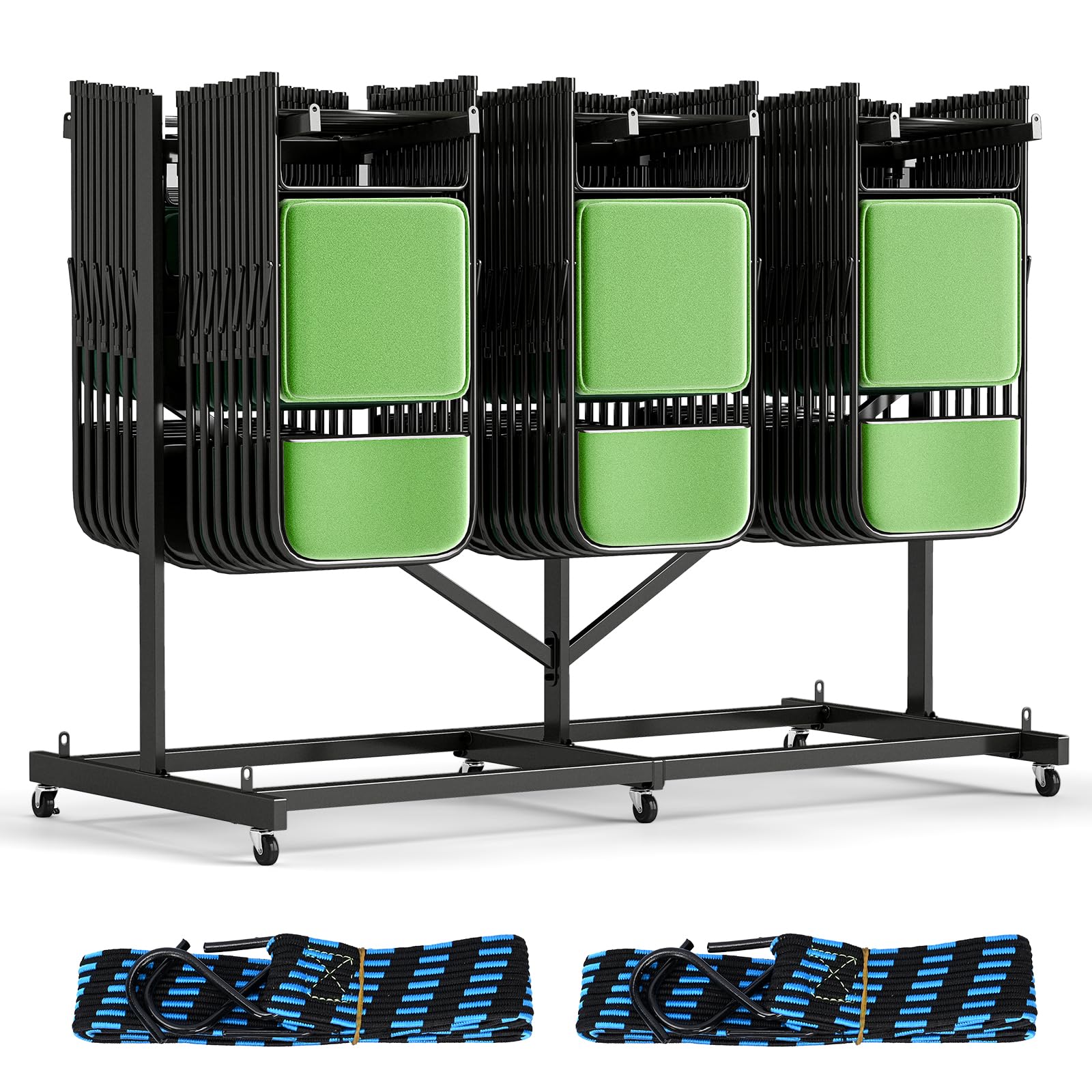 Amazon.com: Baoz Folding Chair Rack, Heavy Duty Metal Folding Chair ...