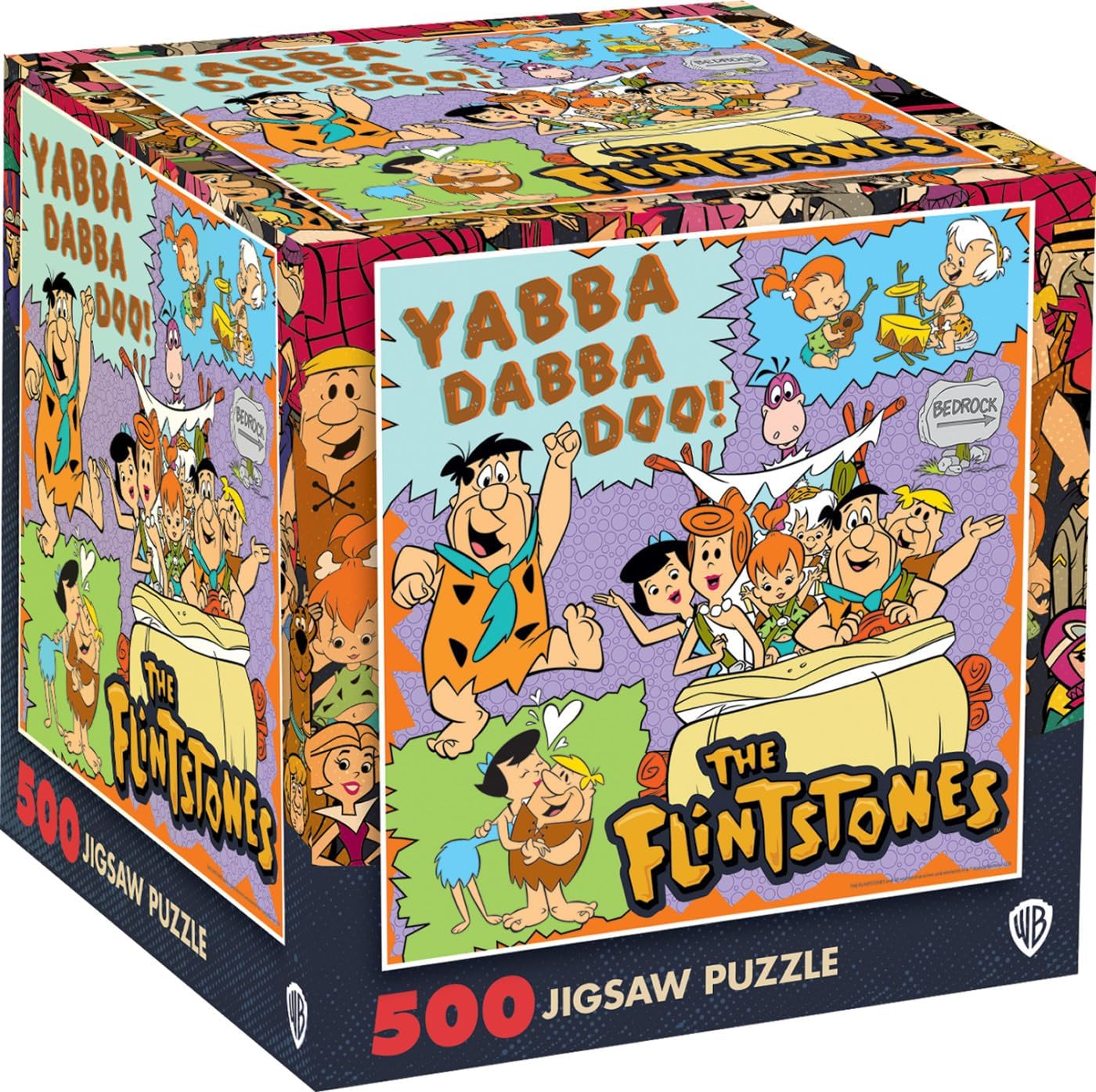 Amazon.com: Hanna-Barbera Flintstones 500pc Puzzle - Jigsaw Puzzle with ...