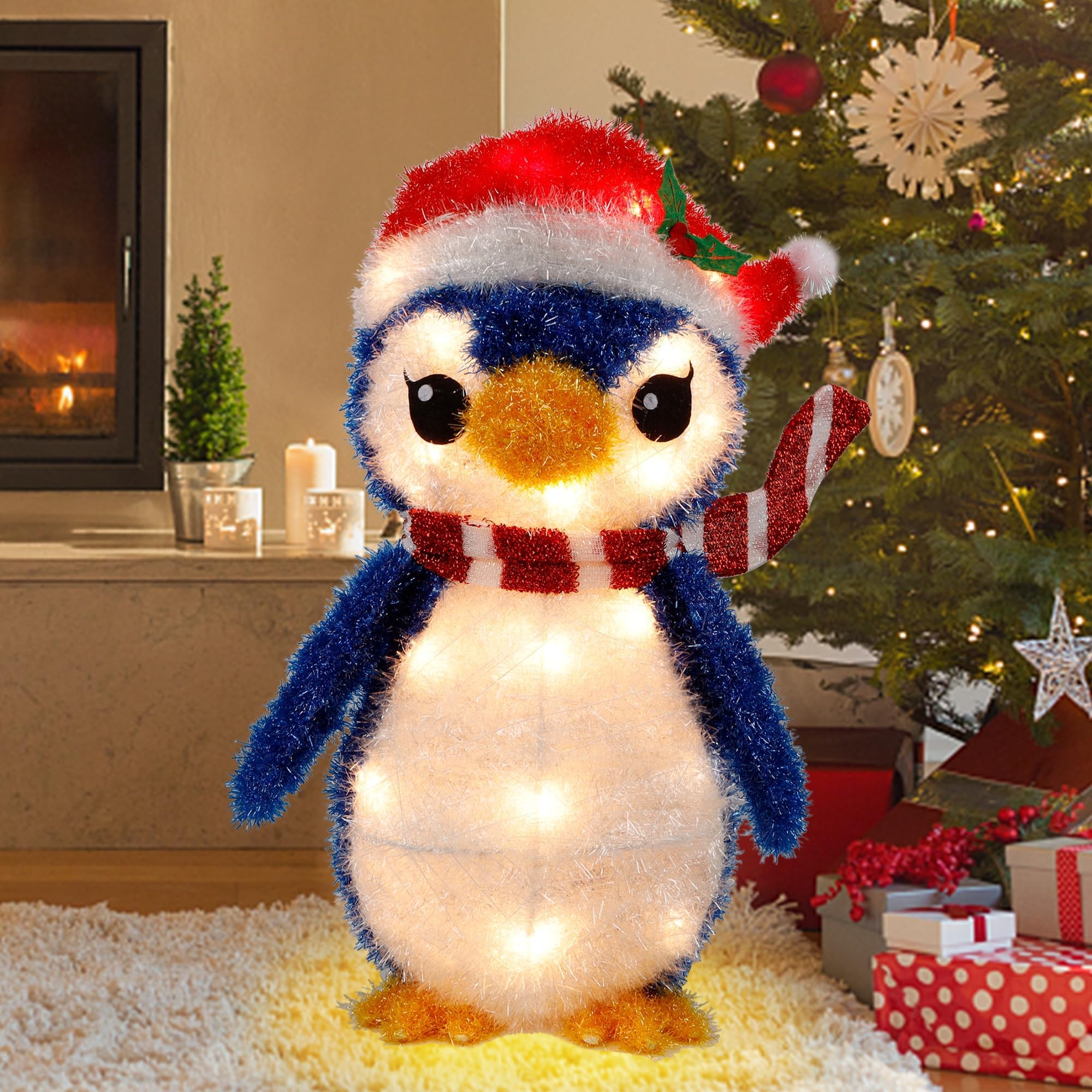 Amazon.com: Rudolph 36 Inch Prelit Christmas Holiday Yard Decor 3D LED ...