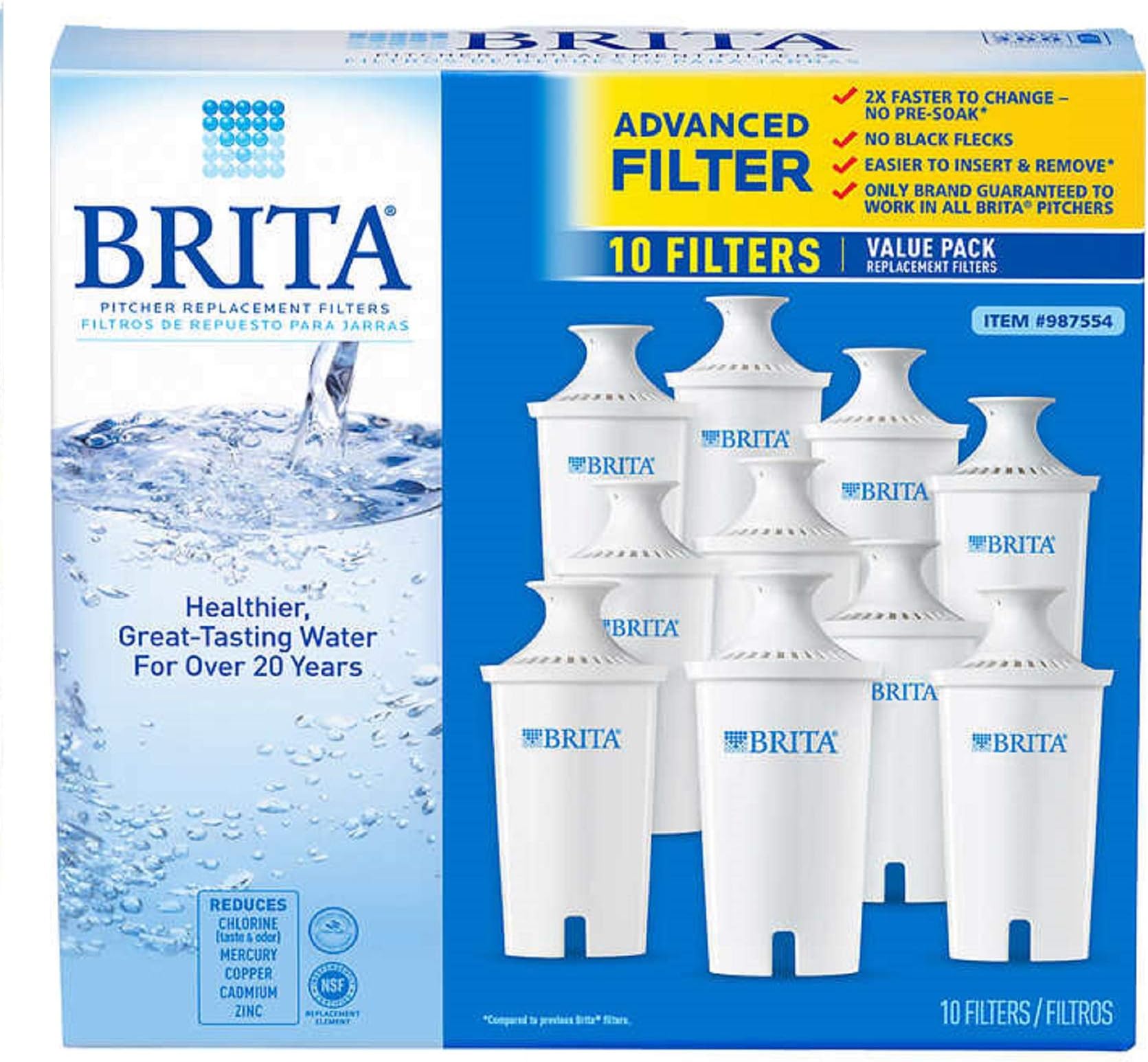 Amazon.com: Brita Longlast+ Water Filter, Longlast+ Replacement Filters ...