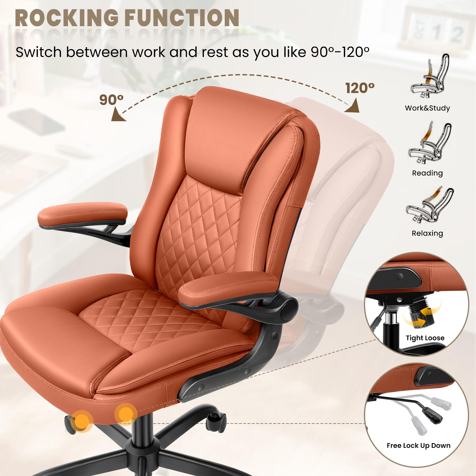 Snapklik.com : Brick Attic Office Chair, Executive Office Chair ...