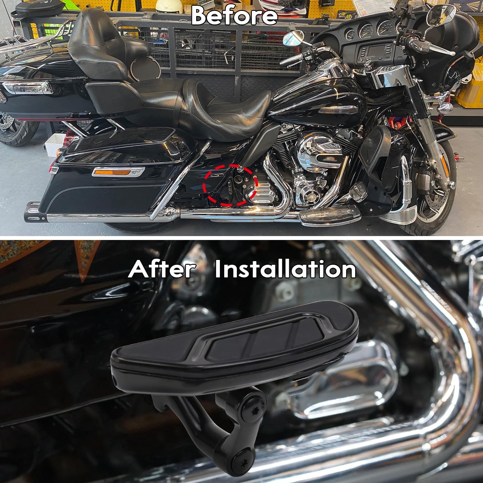 Snapklik.com : Airflow Adjustable Passenger Footboards Floorboards And ...