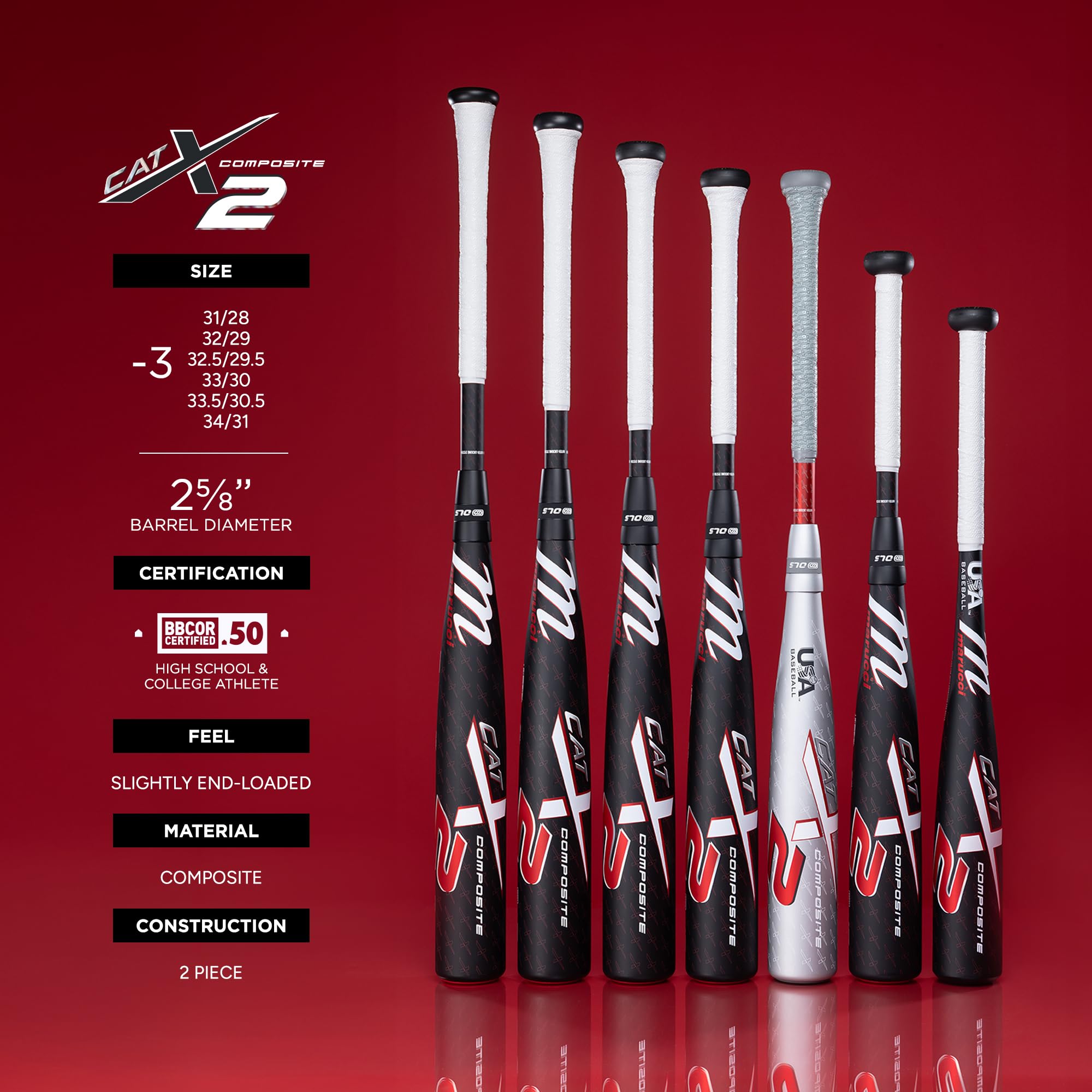 Snapklik.com : Marucci CATX2 Composite Baseball Bat