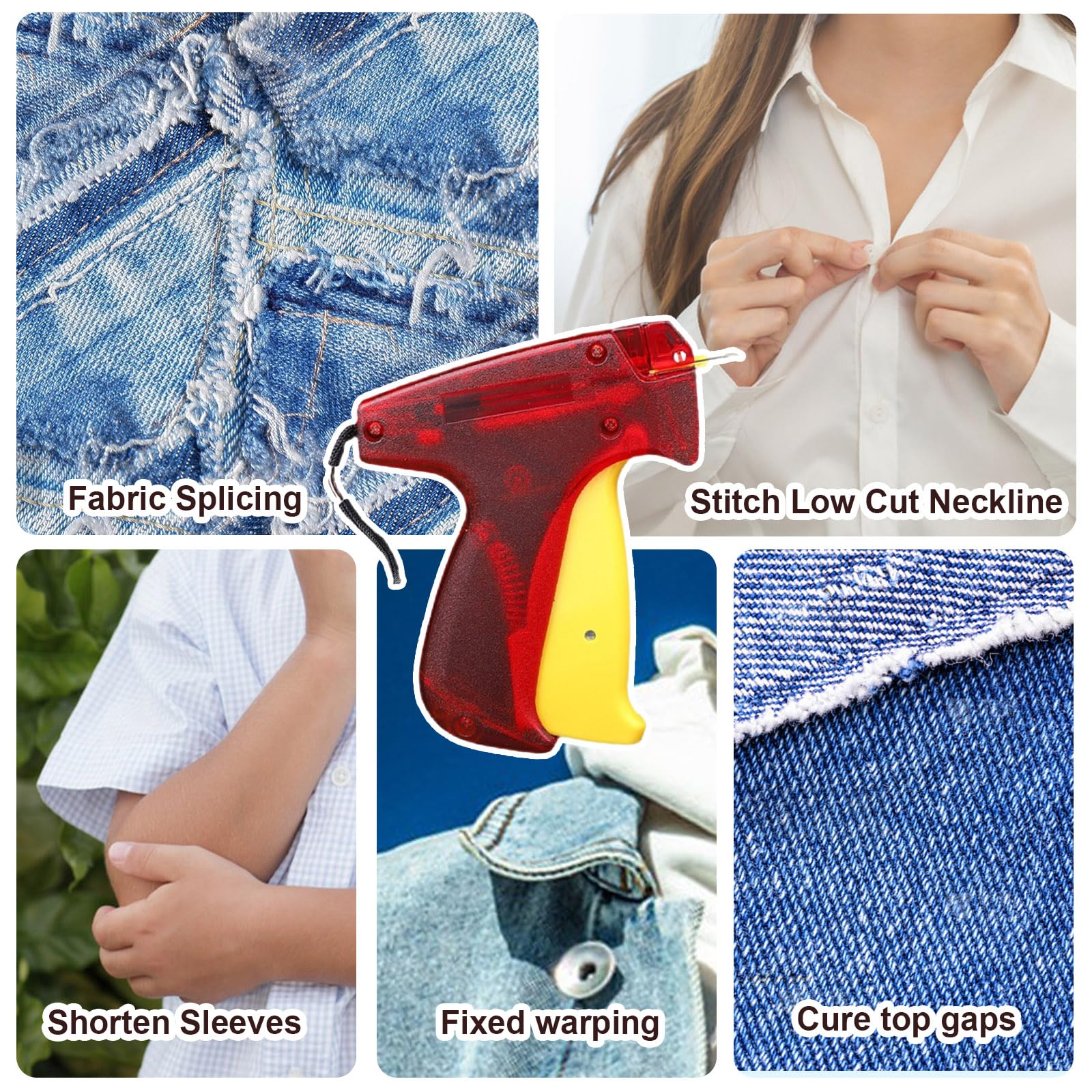 Snapklik.com : Tagging Gun Kit, Fine Stitch Tool Mini Stitch Gun ...